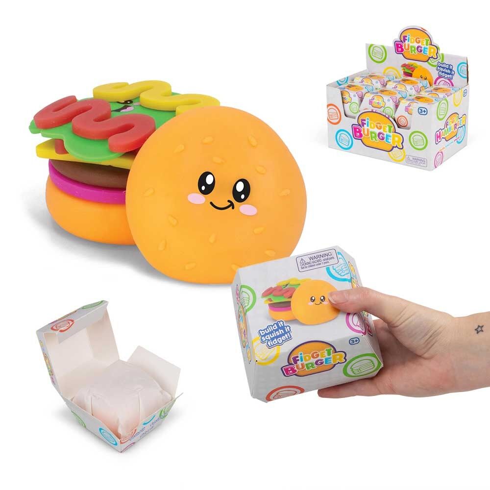 Buy wholesale Fidget burger salad cheese bread toy