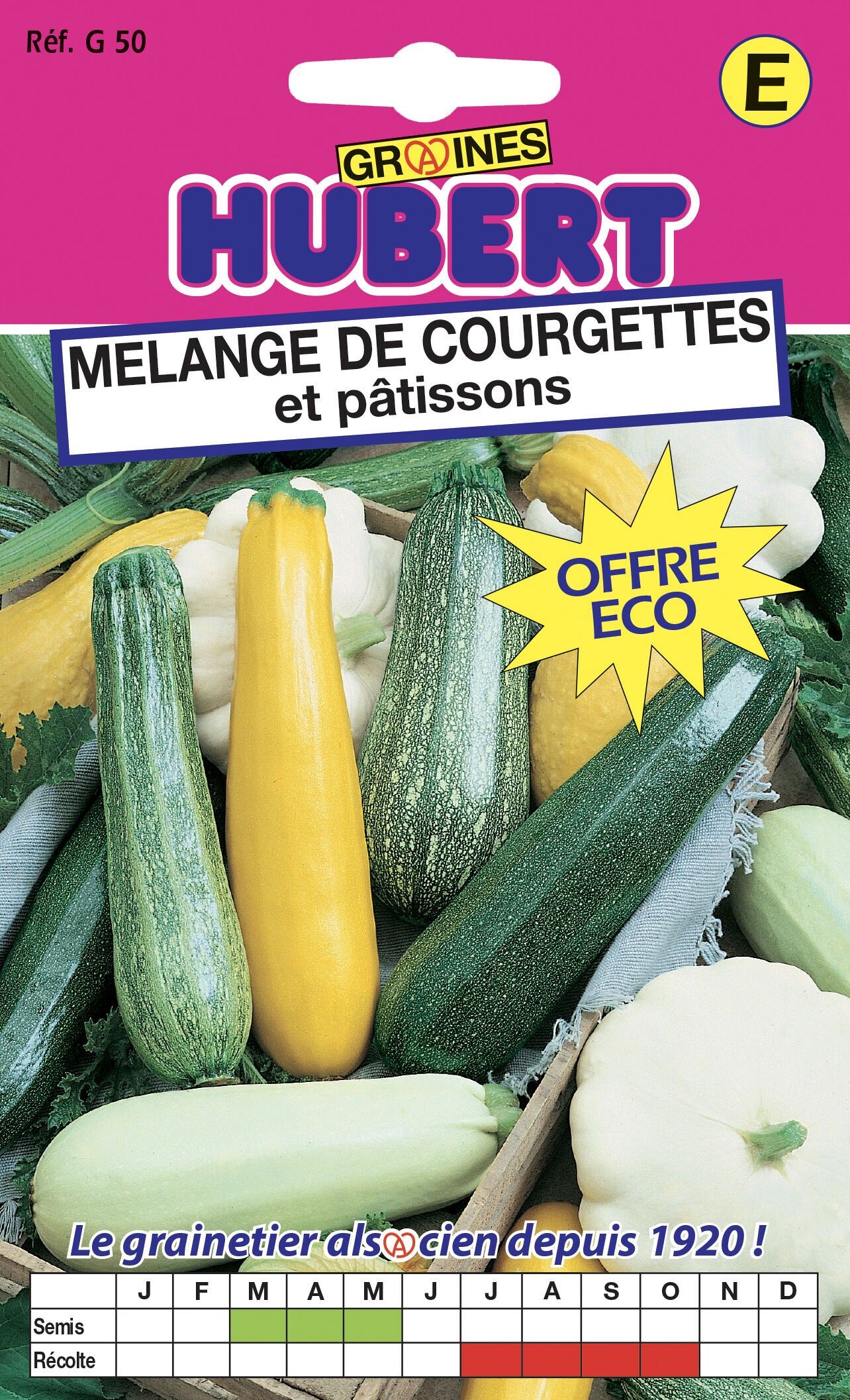 Buy wholesale Mixed Zucchini and Pattypan Squash Seeds - ECO Size 12 Grams