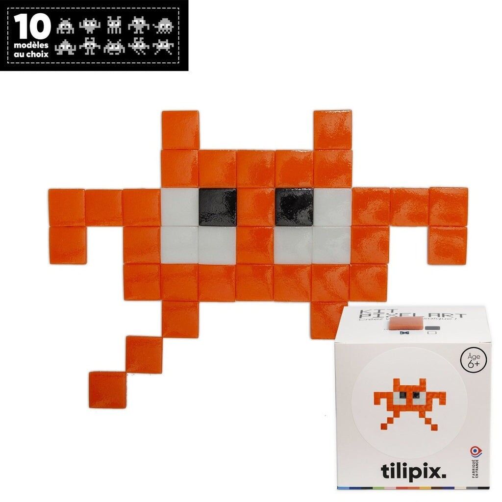 Achat Kit mosaïque DIY pixel art "Monster" - Orange en gros