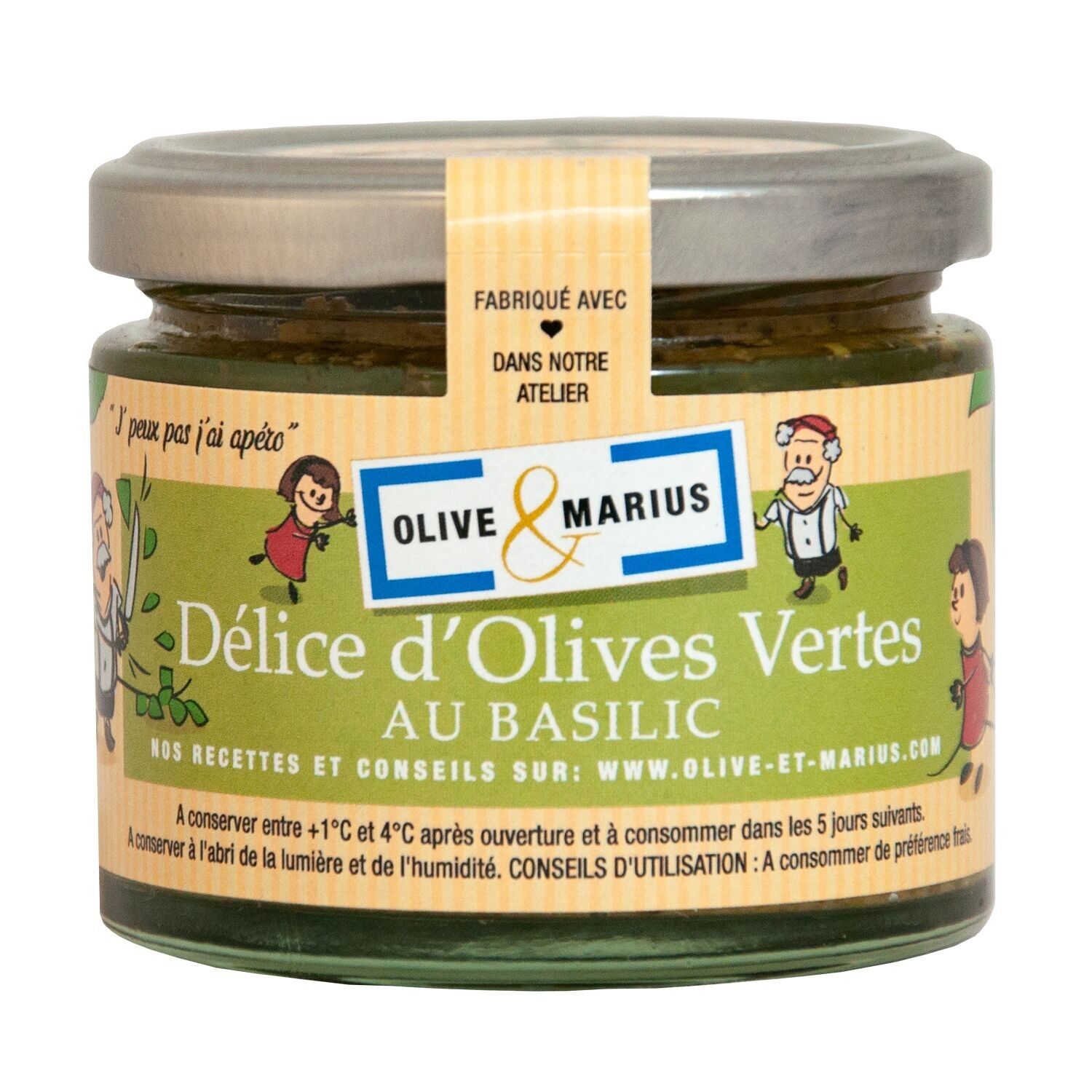 Buy wholesale Green olives and basil delight