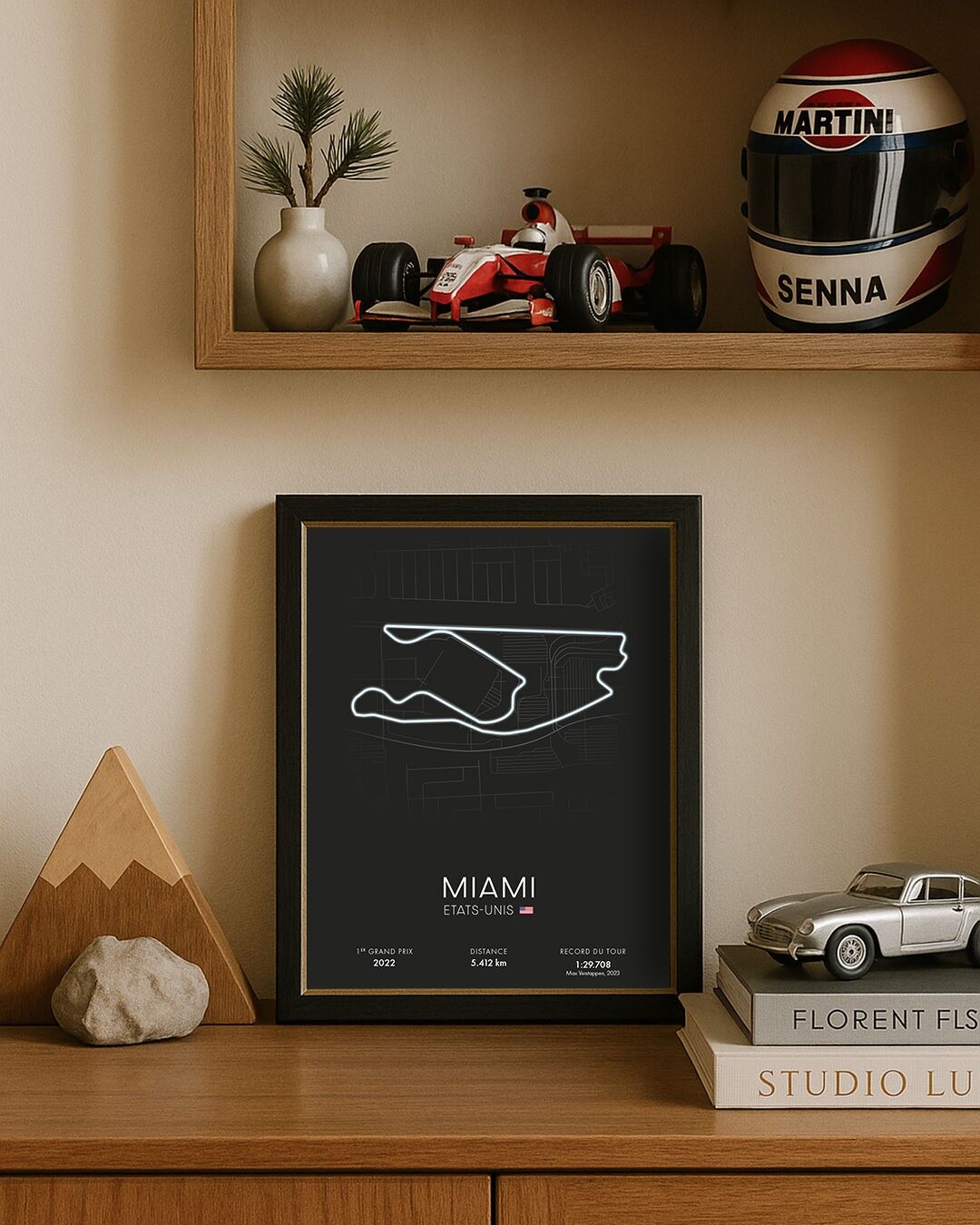 Buy wholesale Miami Circuit Poster Black 21x30 cm