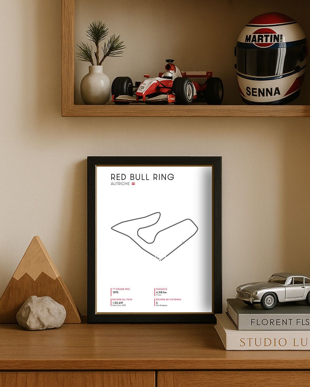 Buy wholesale Red Bull Ring circuit poster White 21x30 cm
