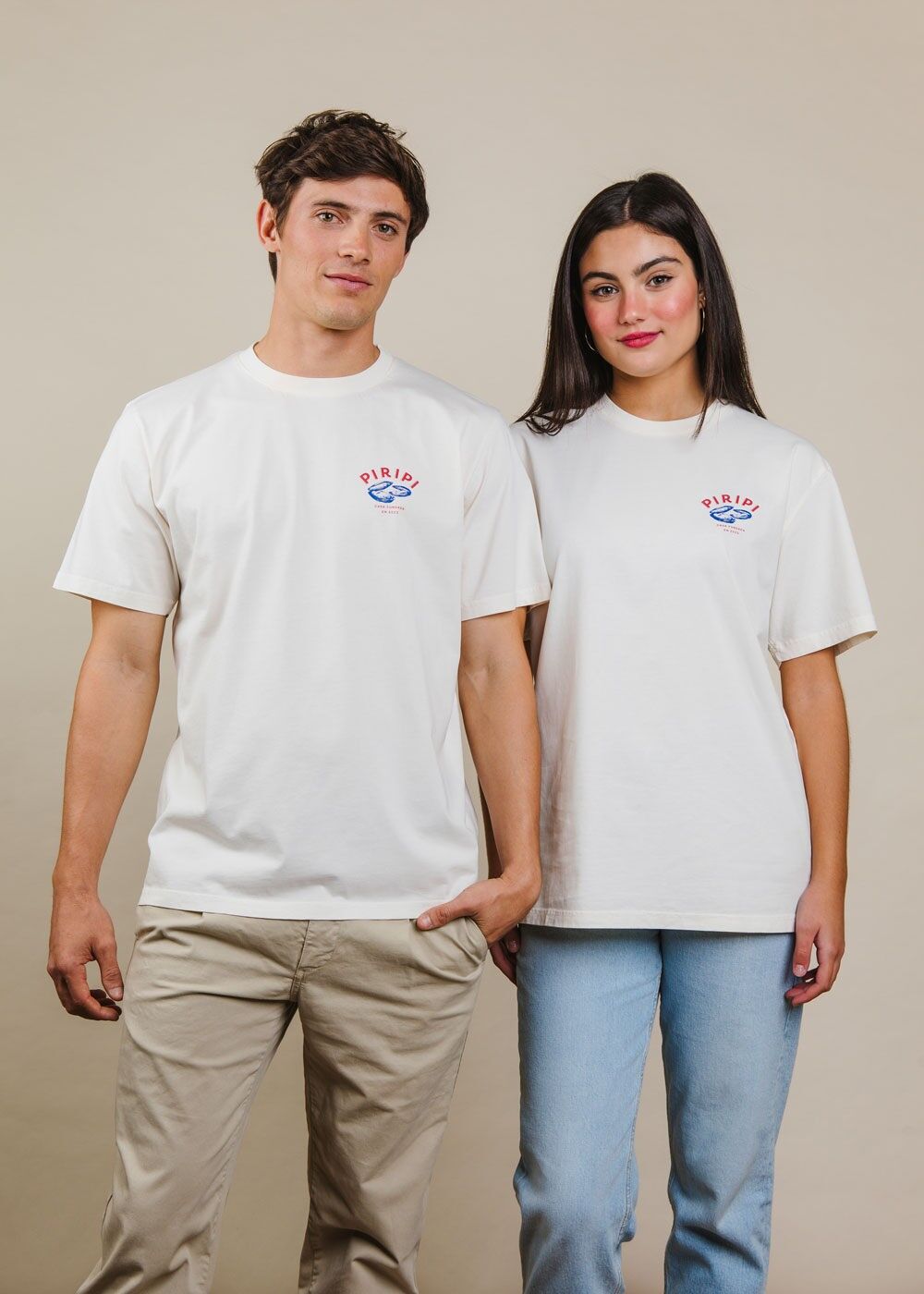 Buy wholesale Unisex White Mussels Tapa Piripi T-Shirt