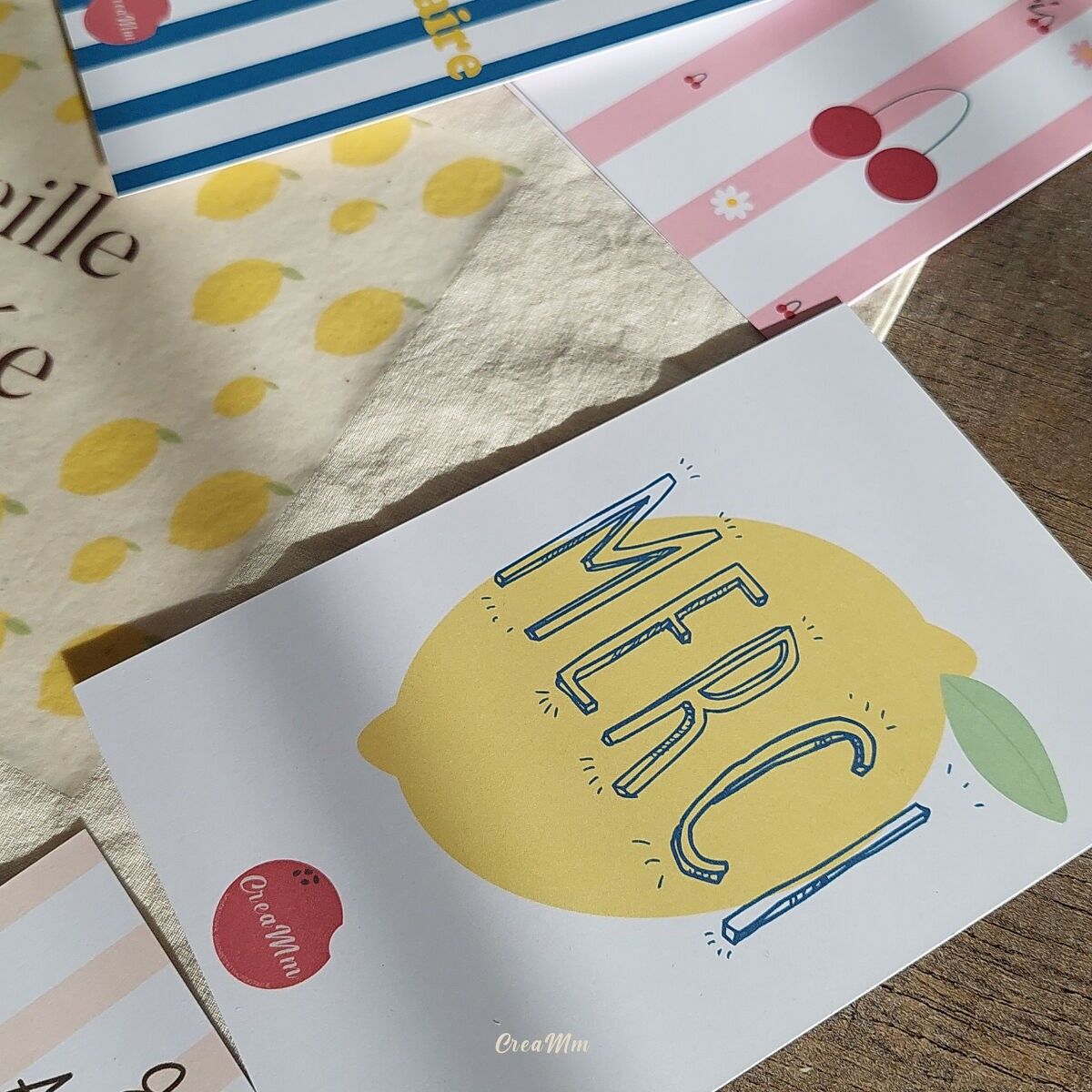 Achat Carte Merci – Citron en gros