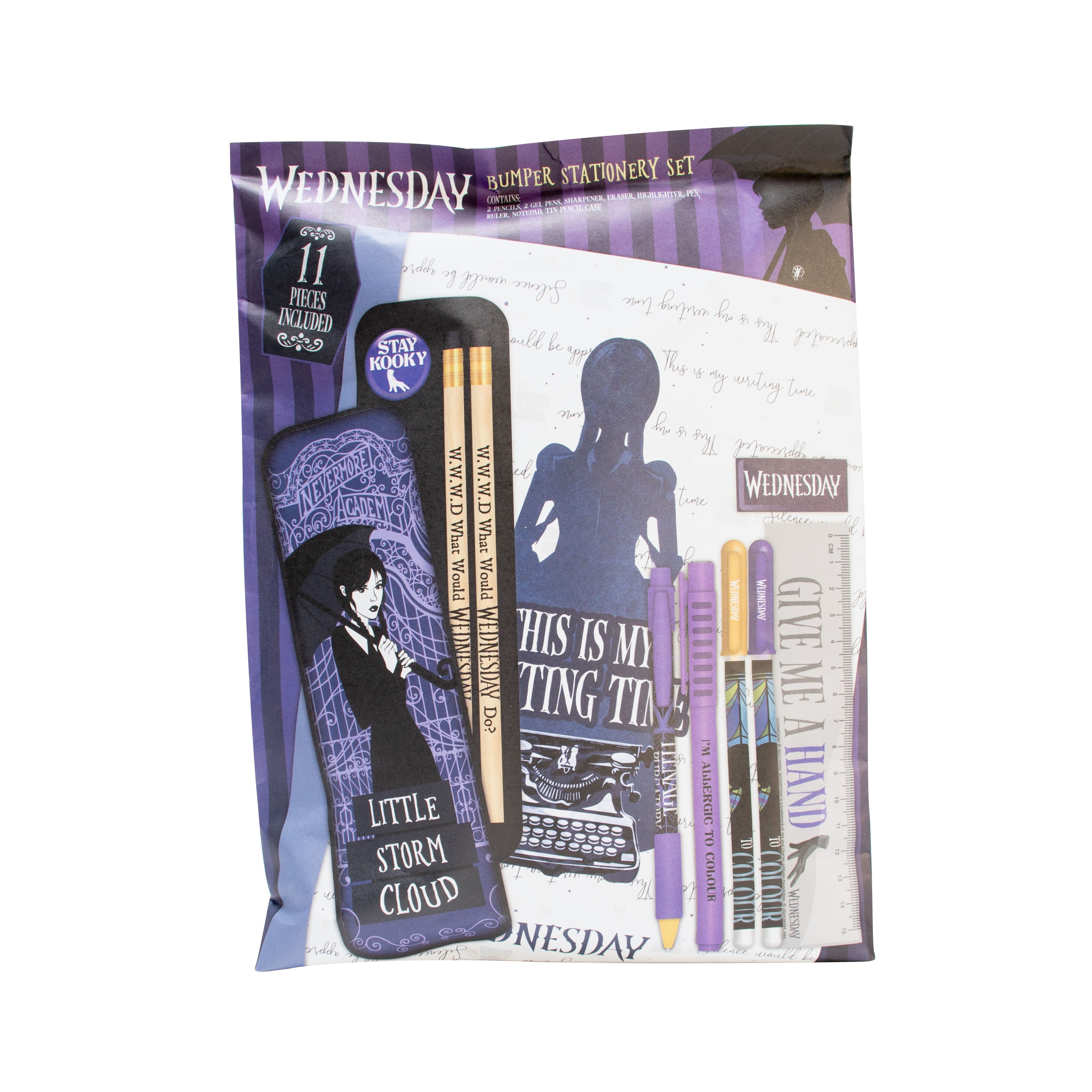 Buy wholesale WEDNESDAY - 11-piece stationery set