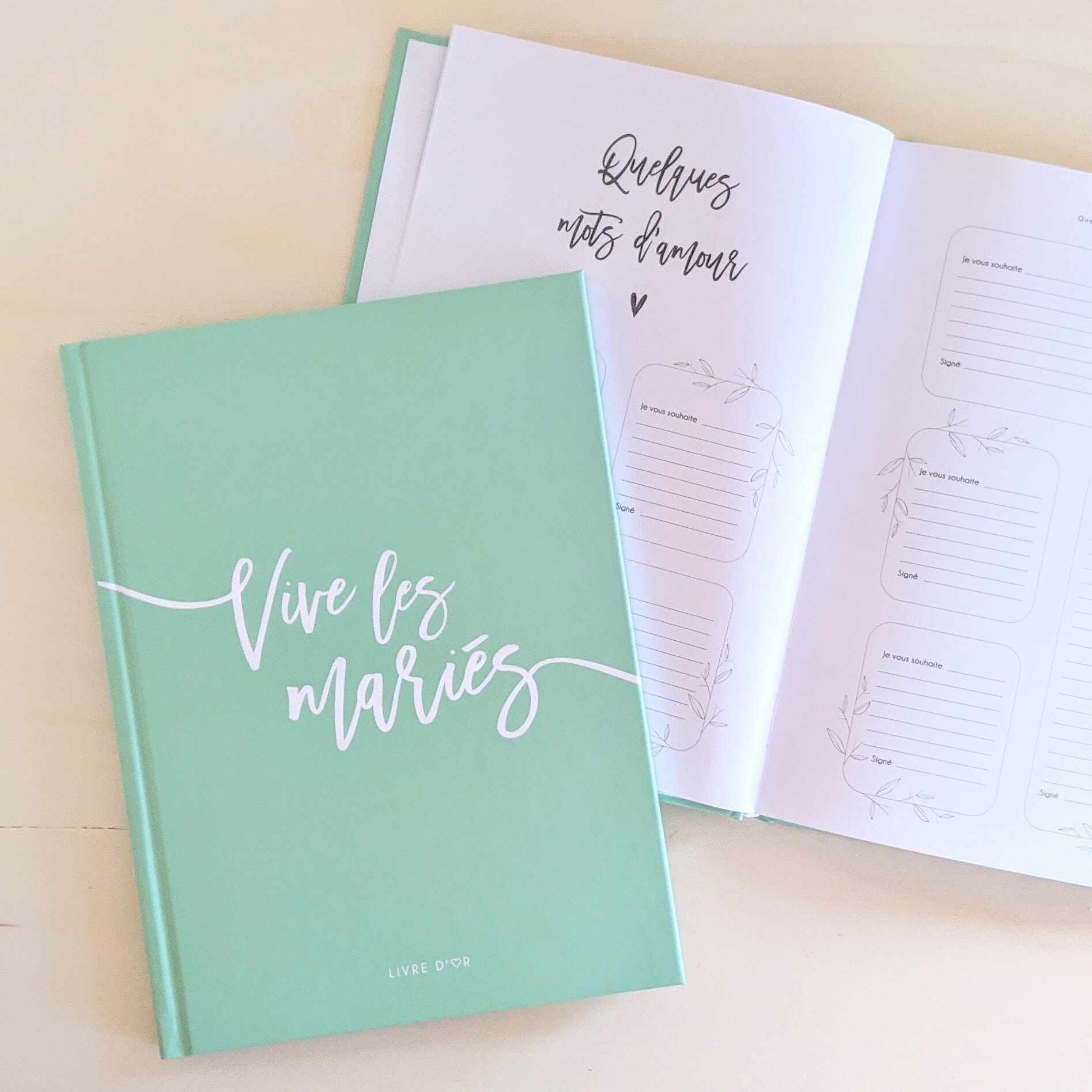 Buy wholesale Pre-filled wedding guest book Long live the bride and ...