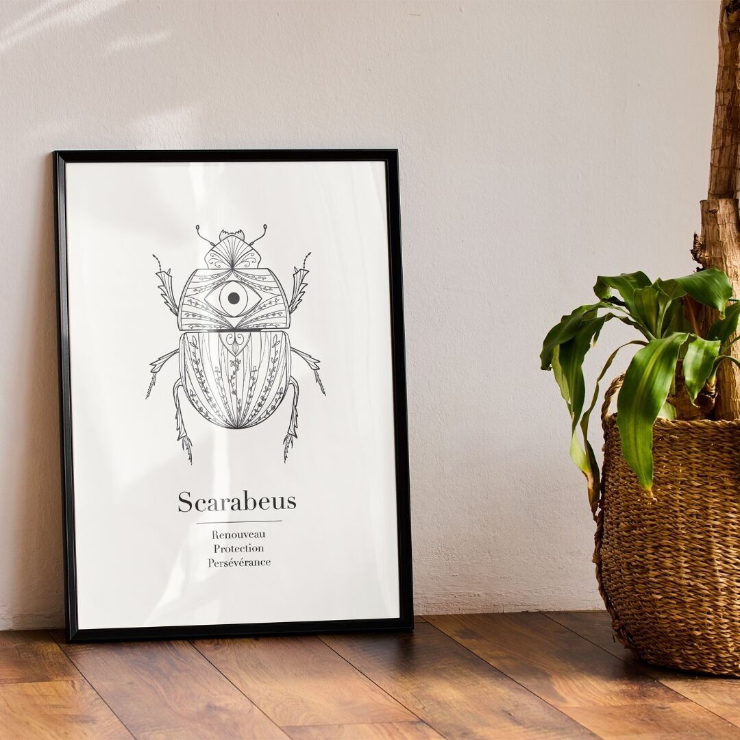 Buy wholesale Scarab Poster, Totem Animal