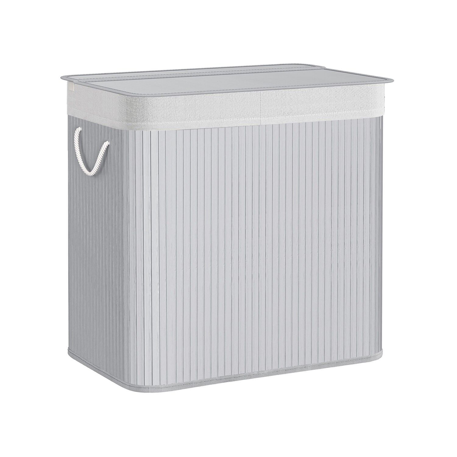 Buy wholesale Laundry basket with 3 compartments, 60 x 40 x 61.5 cm