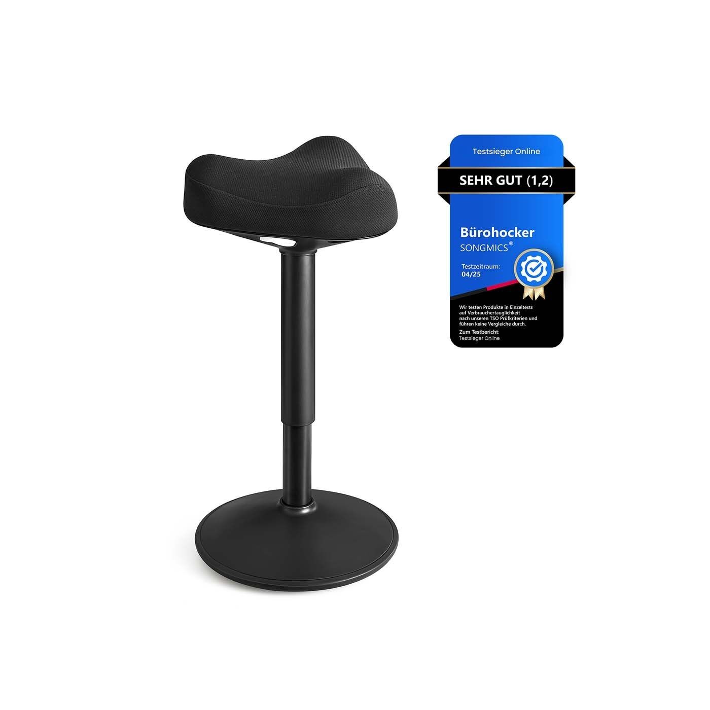 Buy wholesale Height-adjustable and modern black standing stool
