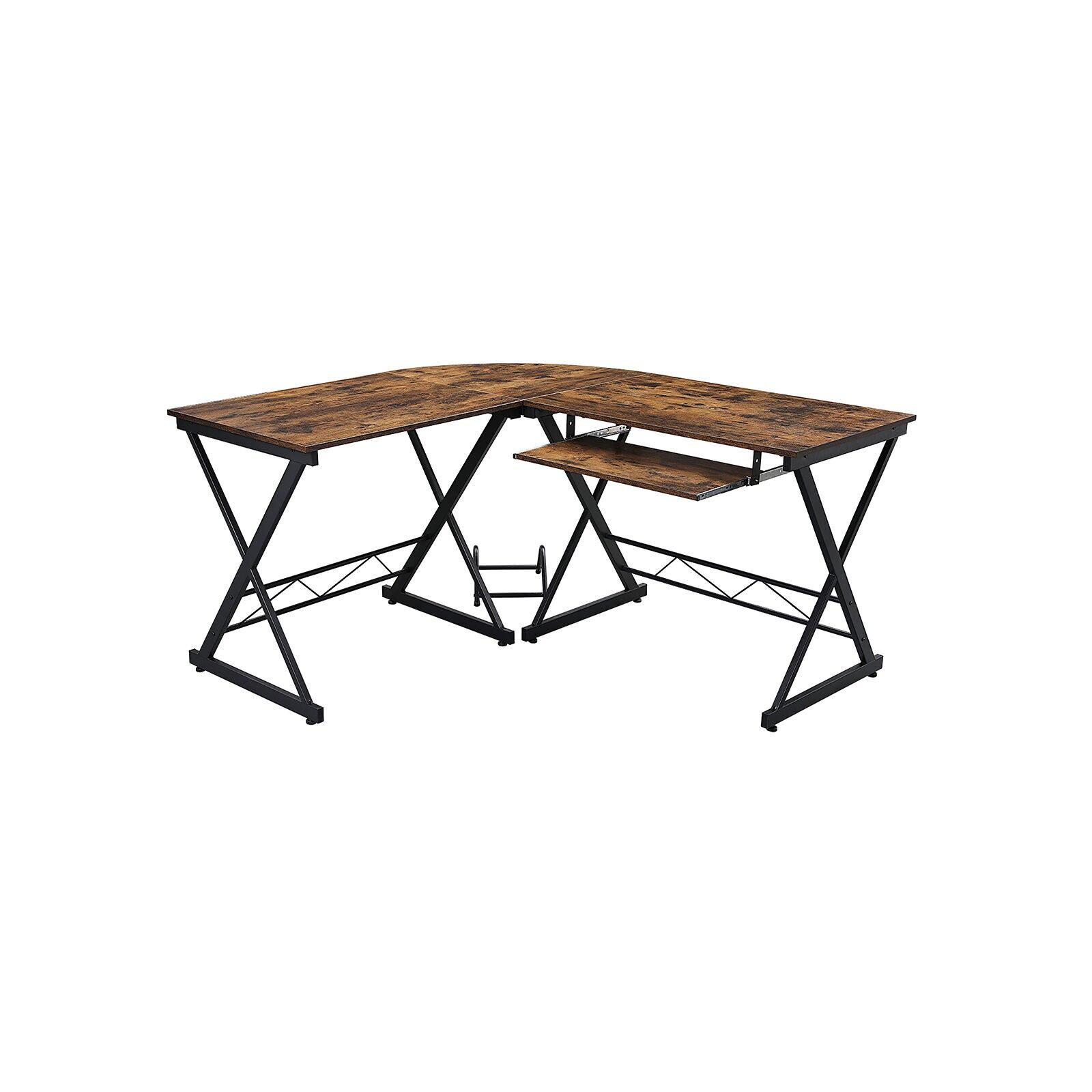 Buy wholesale Vintage brown-black desk, 150 x 138 x 75 cm