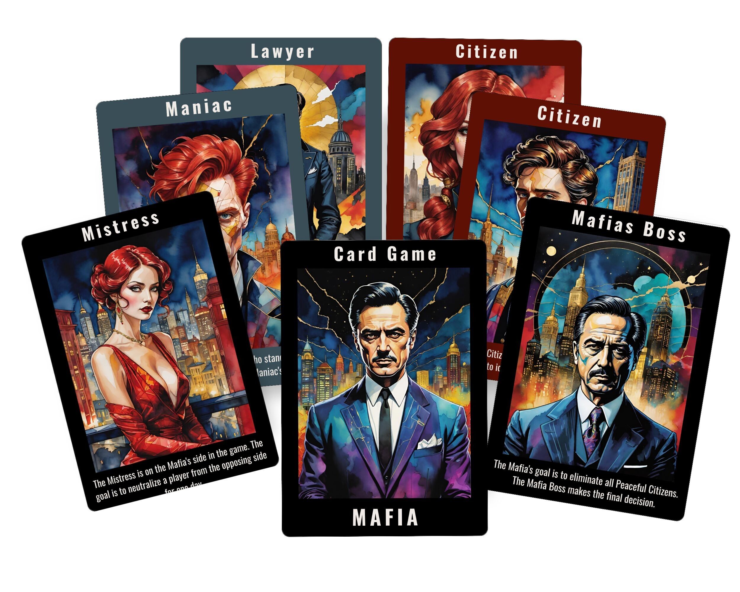 Buy wholesale Mafia Party Game Cards – Strategy and Role Party Game
