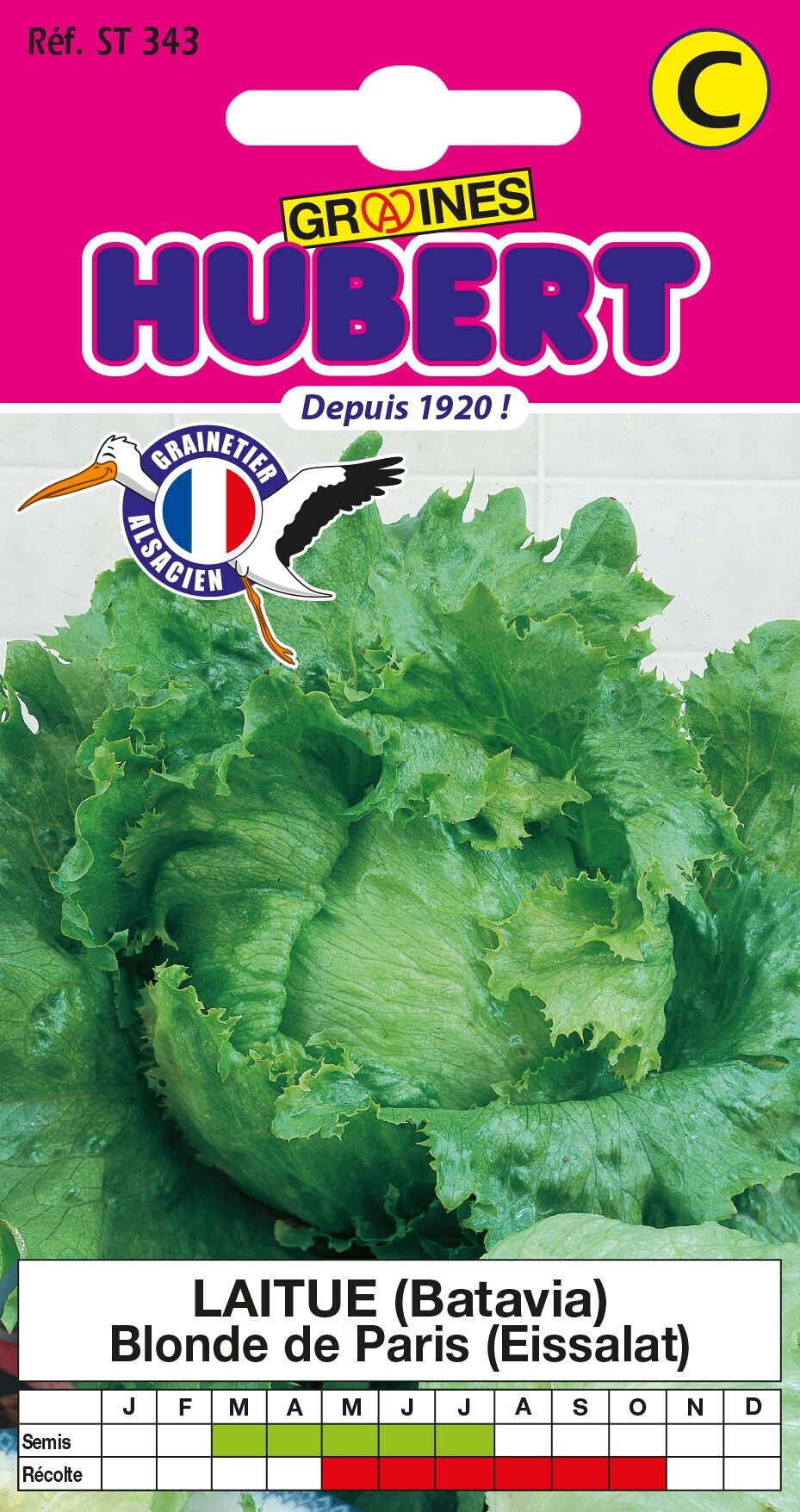 Buy wholesale Batavia Blonde de Paris Lettuce Seeds - 3 Gram Bag