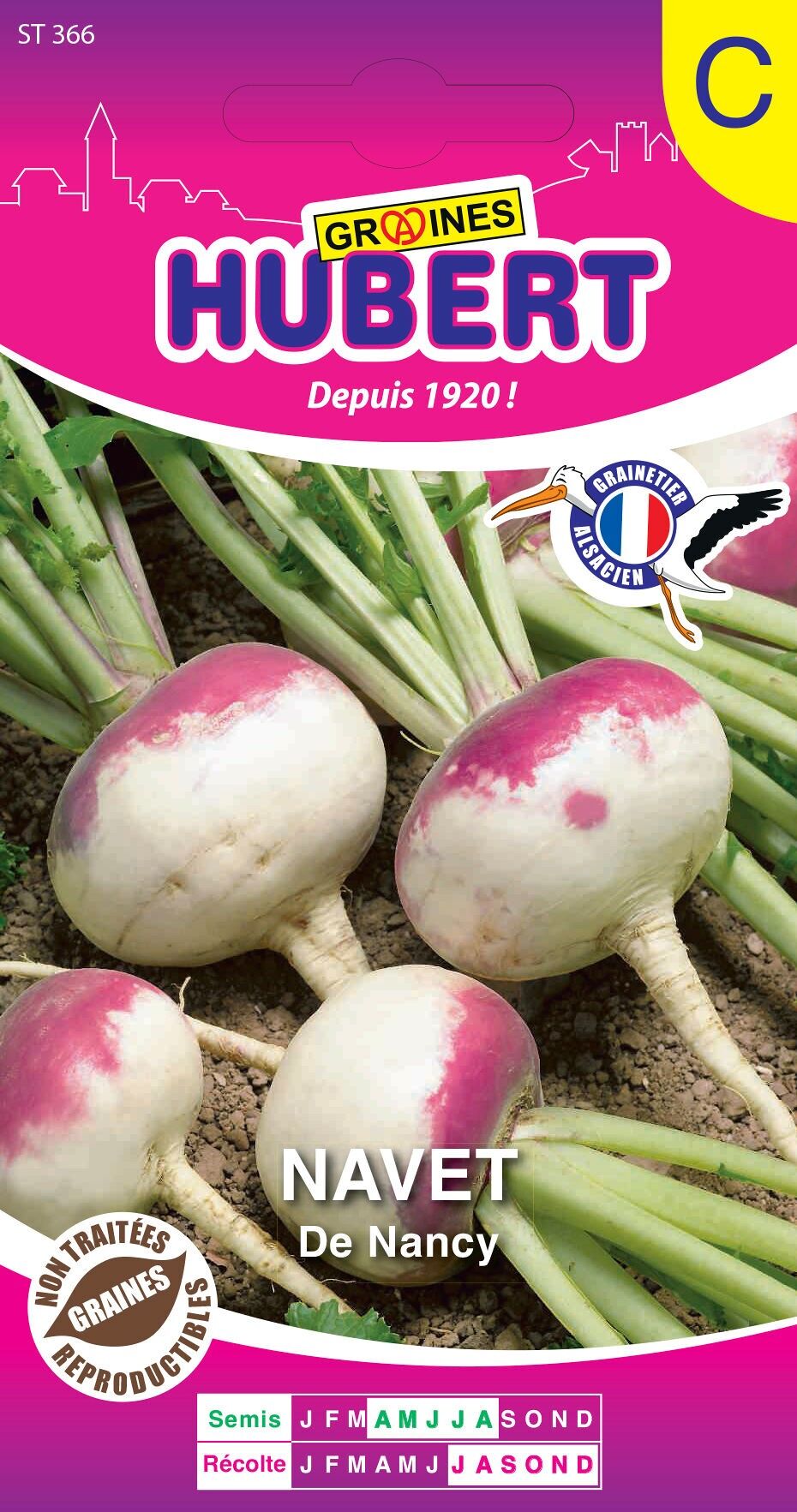 Buy wholesale Whole leaf Nancy turnip seeds - 4 gram bag