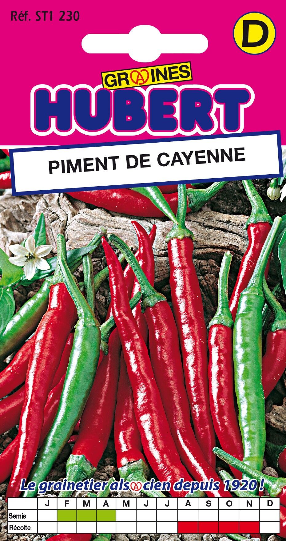 Buy wholesale Cayenne Pepper Seeds - 1 gram bag