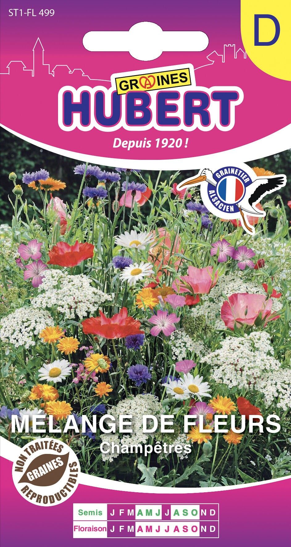 Kaufen Sie Wildblumen-Mix-Samen - 1,5-Gramm-Beutel zu Großhandelspreisen