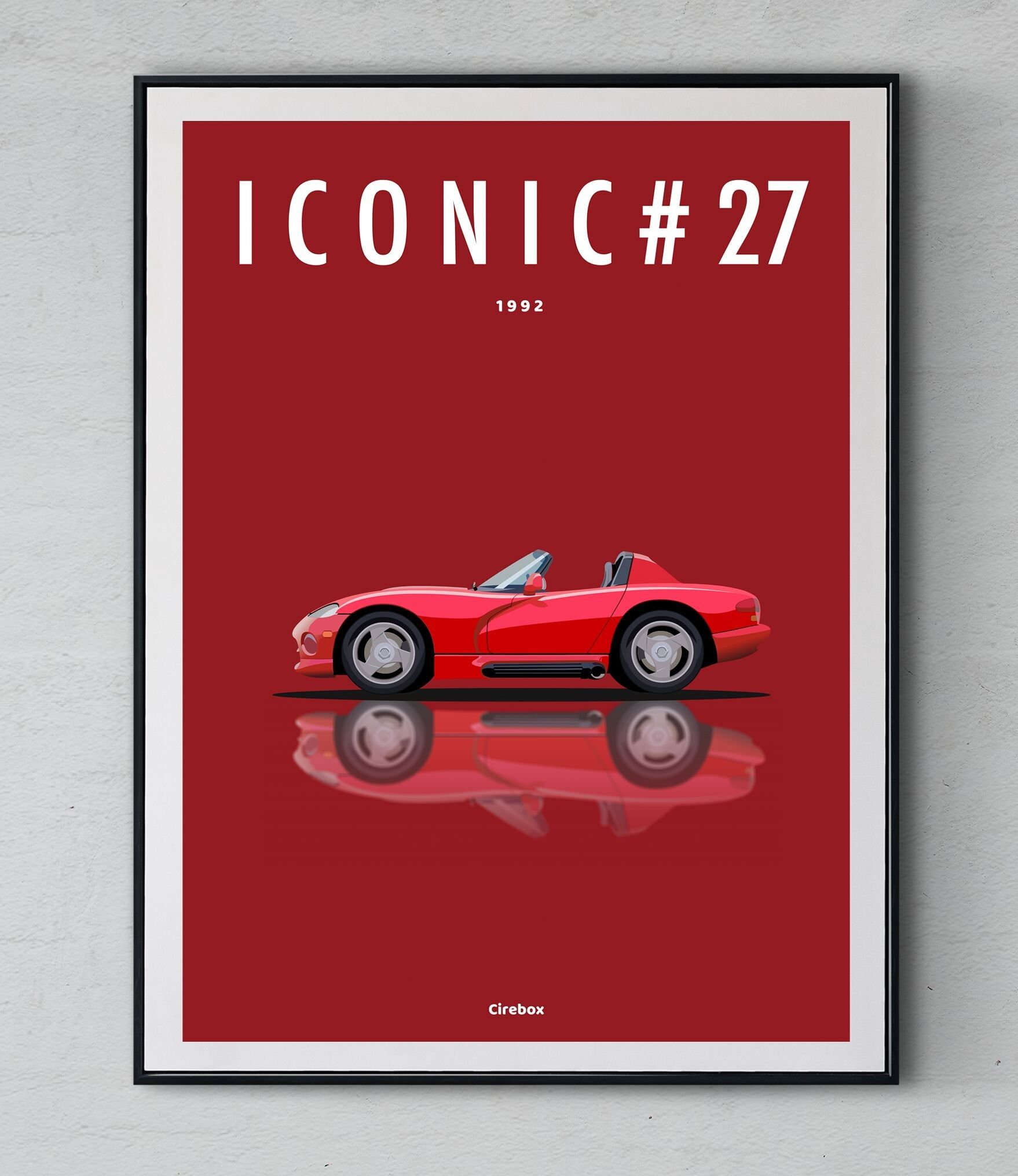 Buy wholesale ICONIC DODGE Viper Poster