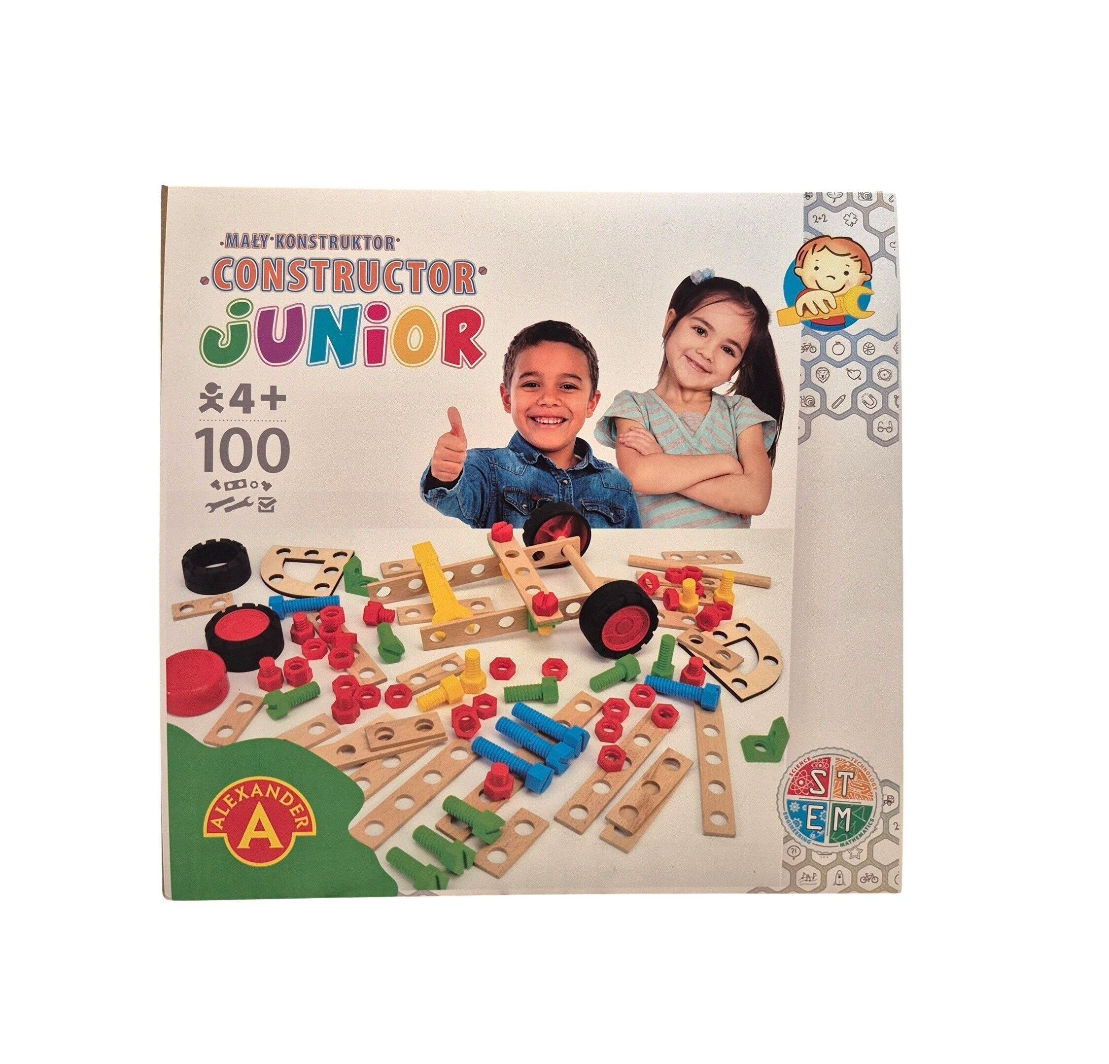 Buy wholesale Wooden Constructor Junior Construction Set - 100 pieces