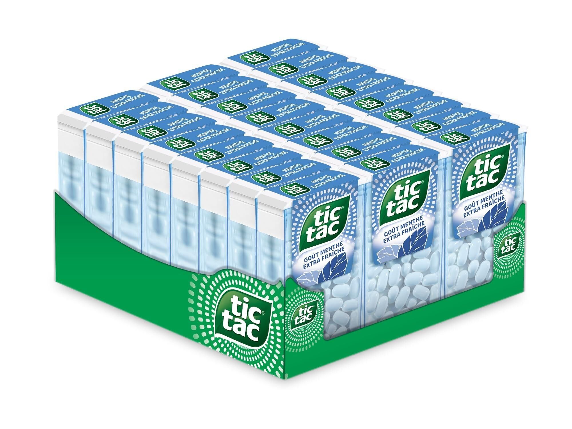 Buy wholesale TIC TAC Fresh Mint – 24 mini boxes of 18g sweets ...