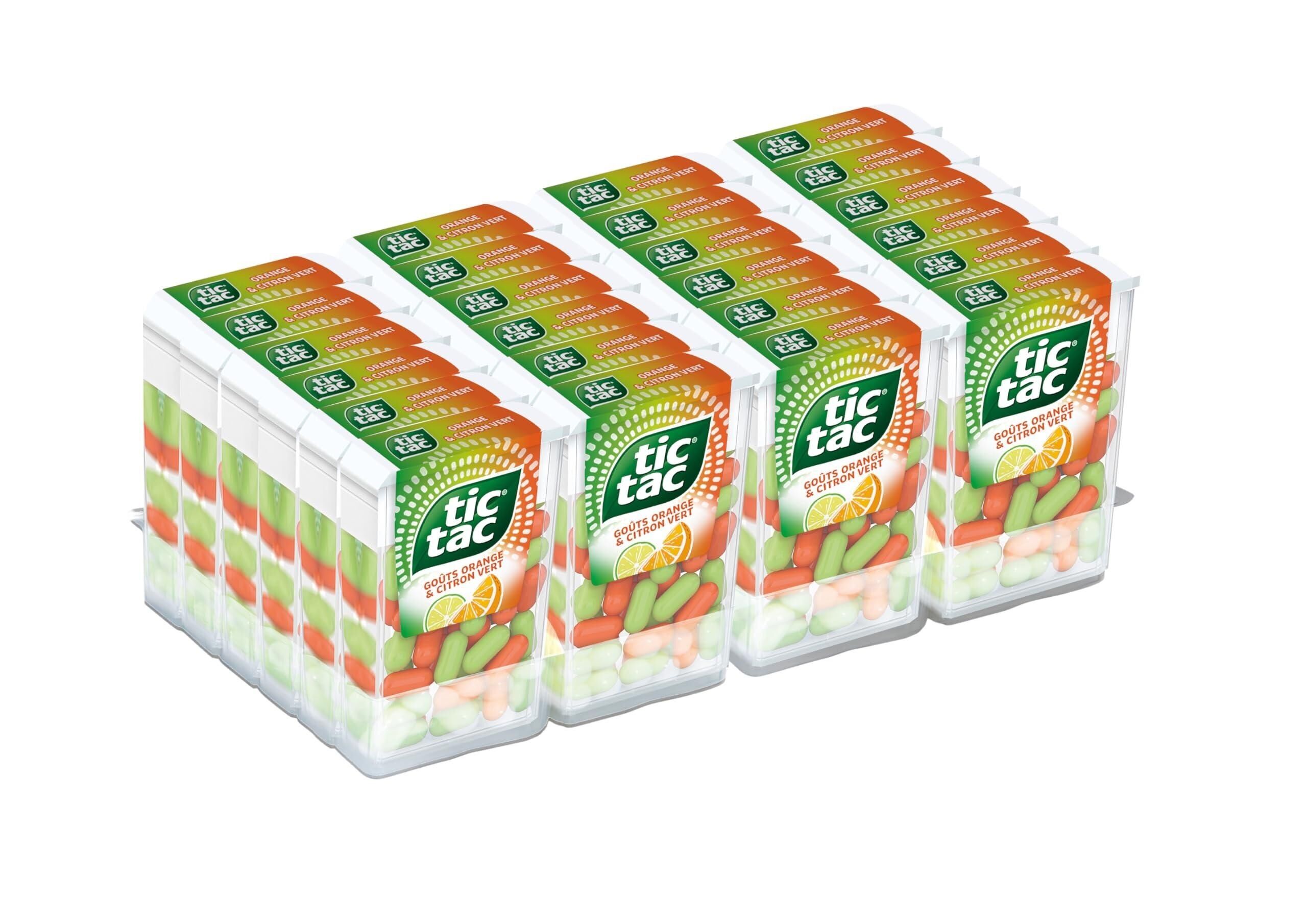 Buy wholesale TIC TAC Duo Orange & Lime – 24 mini boxes of 18g sweets ...