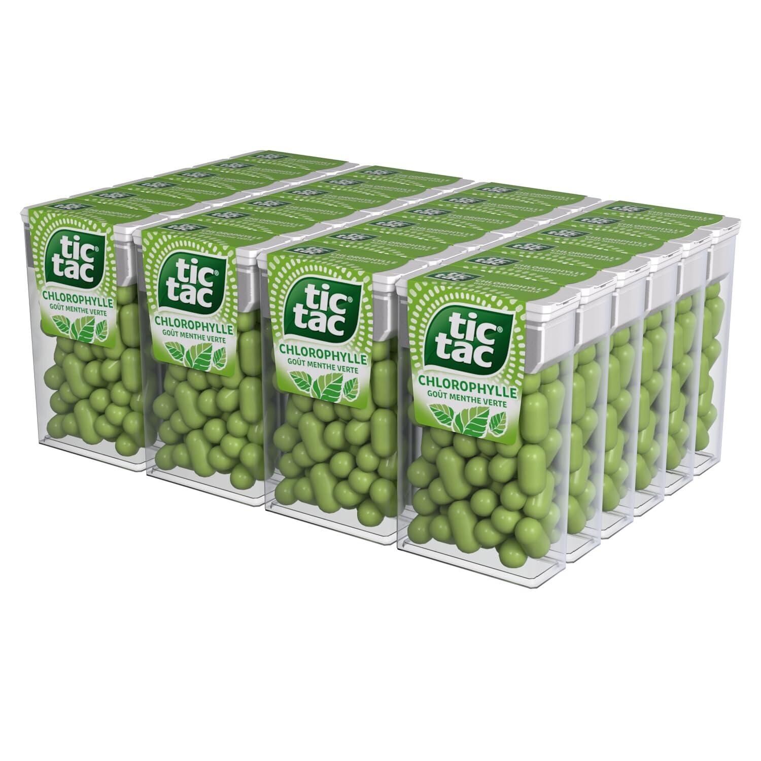 Buy wholesale TIC TAC Chlorophyll Spearmint Flavor – 24 mini boxes of ...