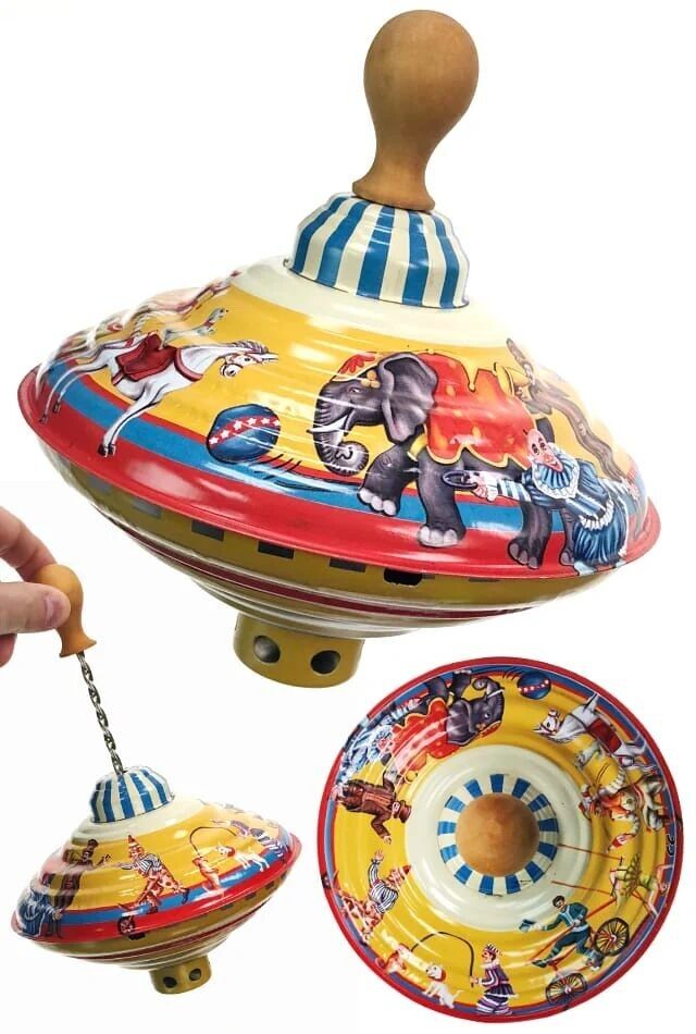 Buy wholesale Tin Toy Spinning Top