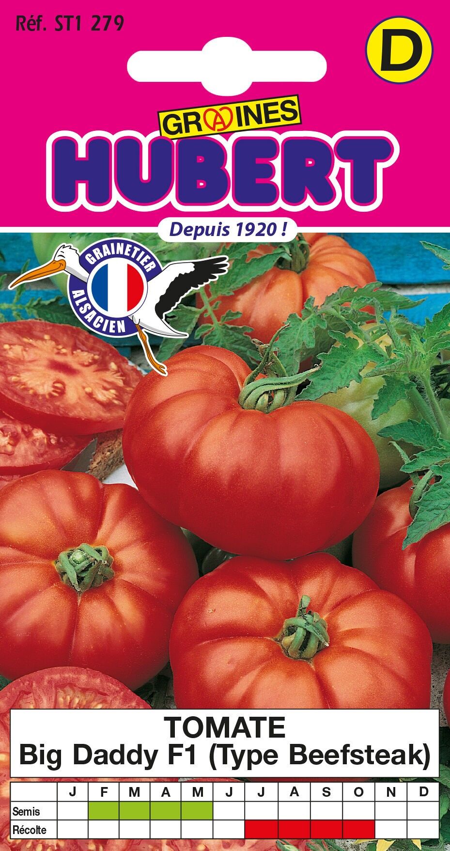 Buy wholesale Big Daddy Tomato F1 Beefsteack Type - Bag of 15 Seeds
