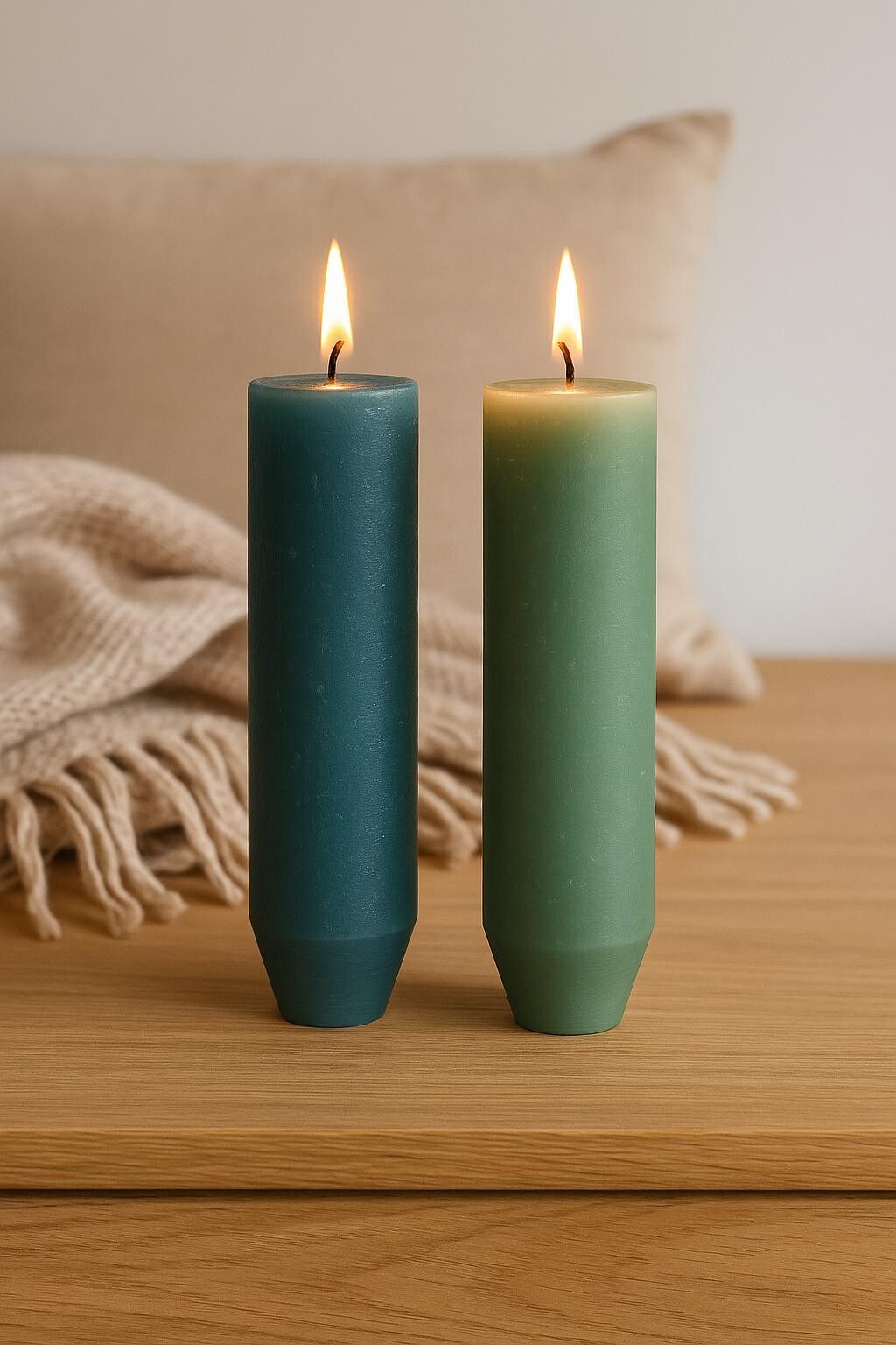 Buy wholesale Two colour assortment Cleybergh rustic candles 3,2x15cm