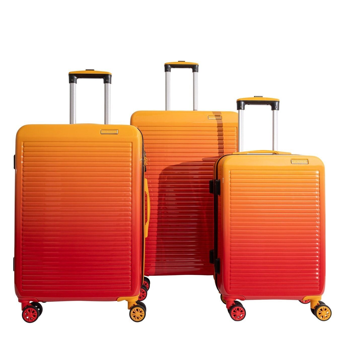 Achat RAINBOW 3 piècesEnsemble de valises à coque rigide en gros