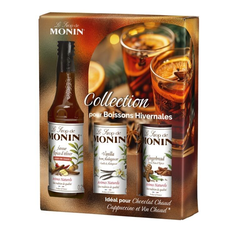 Achat Coffret pour Boissons Hivernales MONIN pour Café, Latte, Vins ...