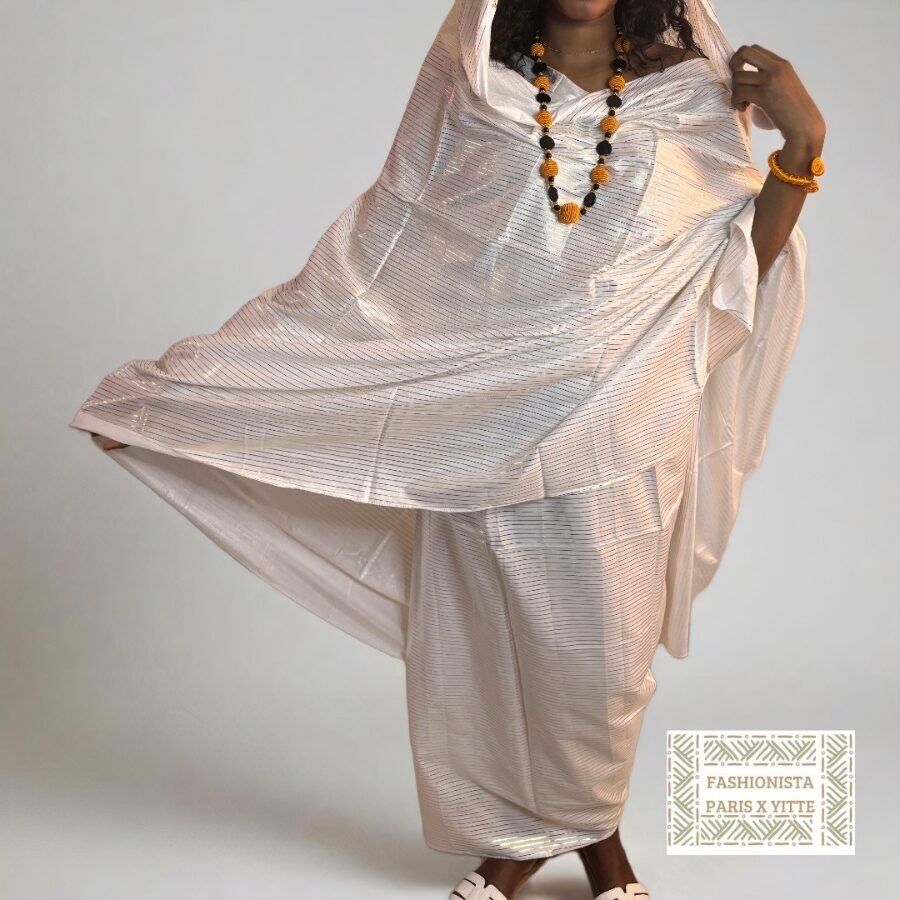 Buy wholesale White and gold Melhfa