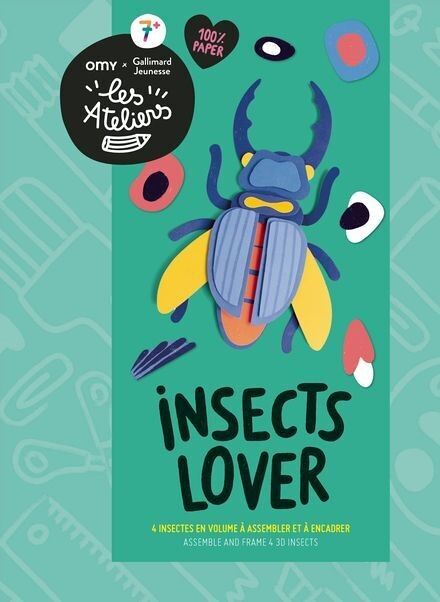 Achat INSECTS LOVER - Kit créatif insectes en 3D à monter - activité ...