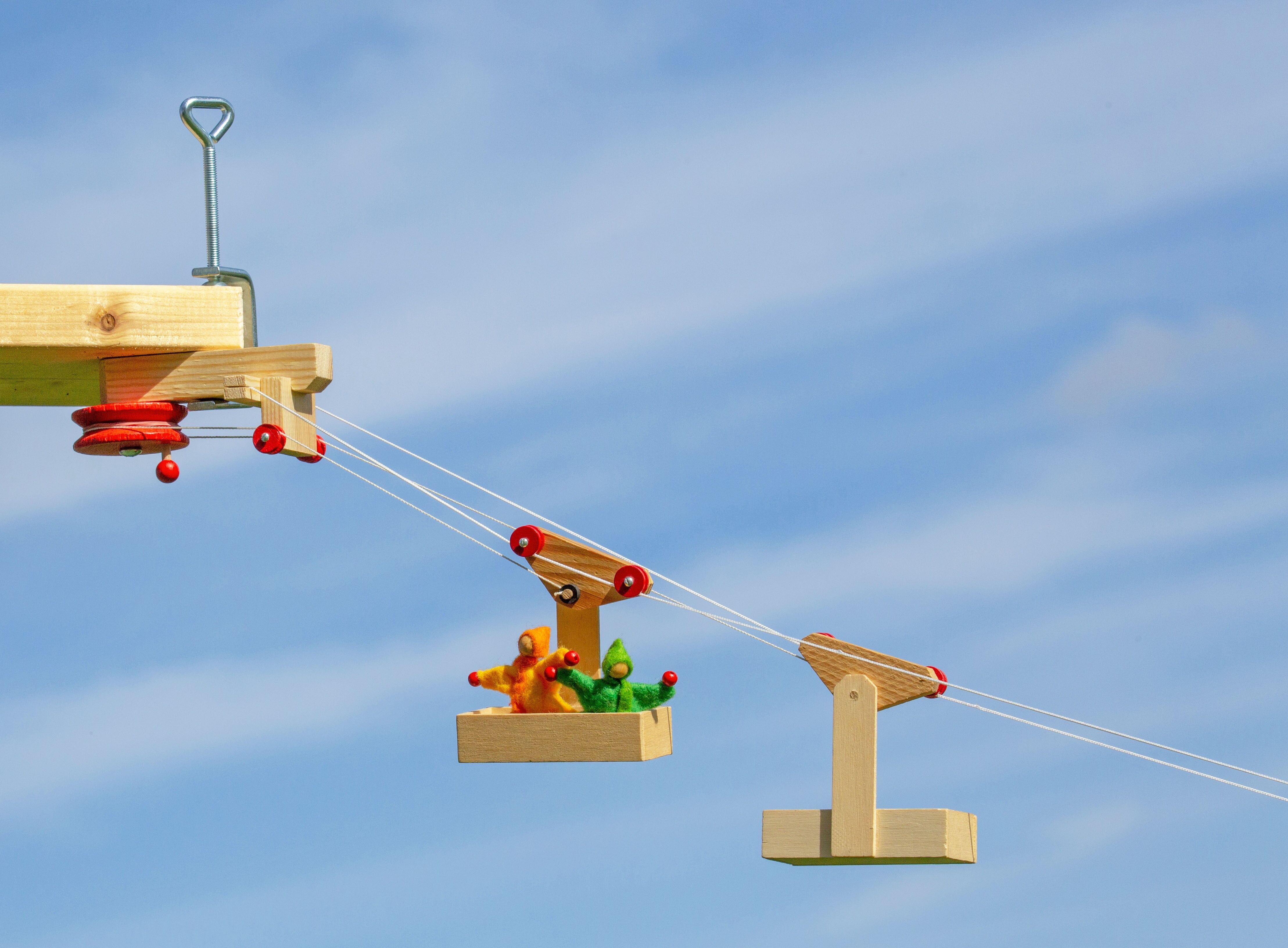 Buy wholesale The mini cable car, two gondolas in shuttle service