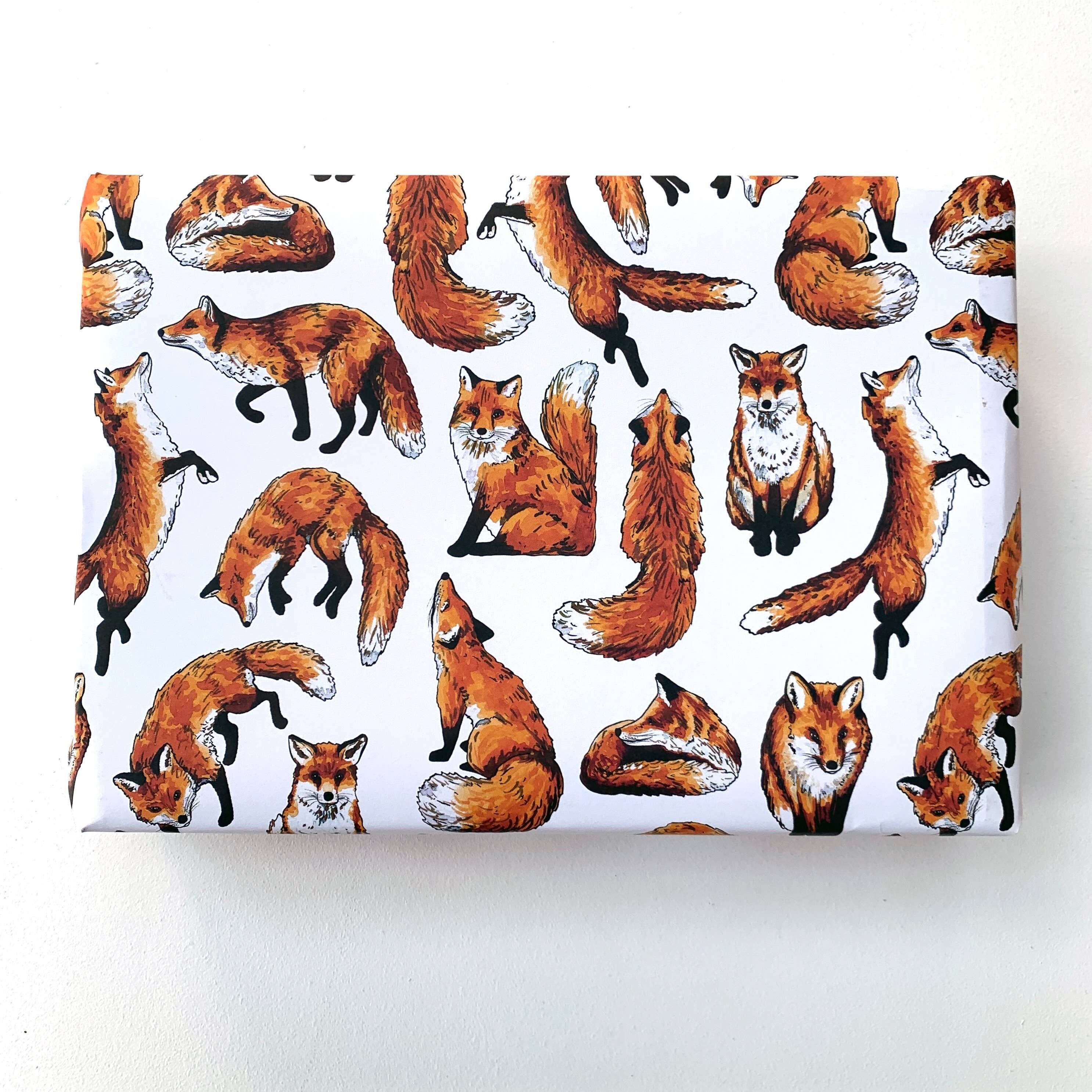 Buy wholesale Fox wrapping paper Sheets