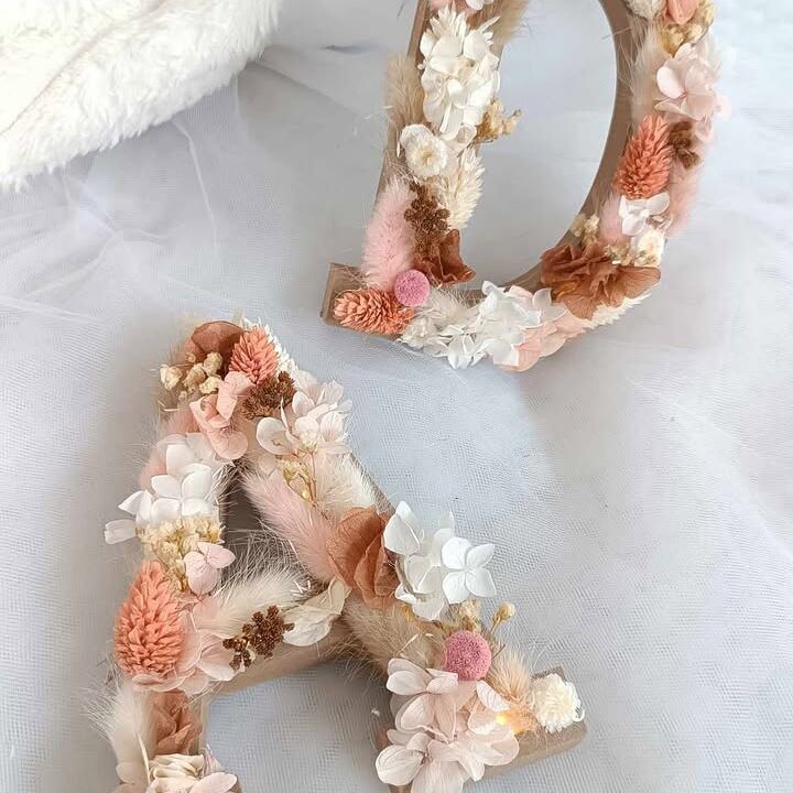 Buy wholesale Flowery Letter - Pink Peach