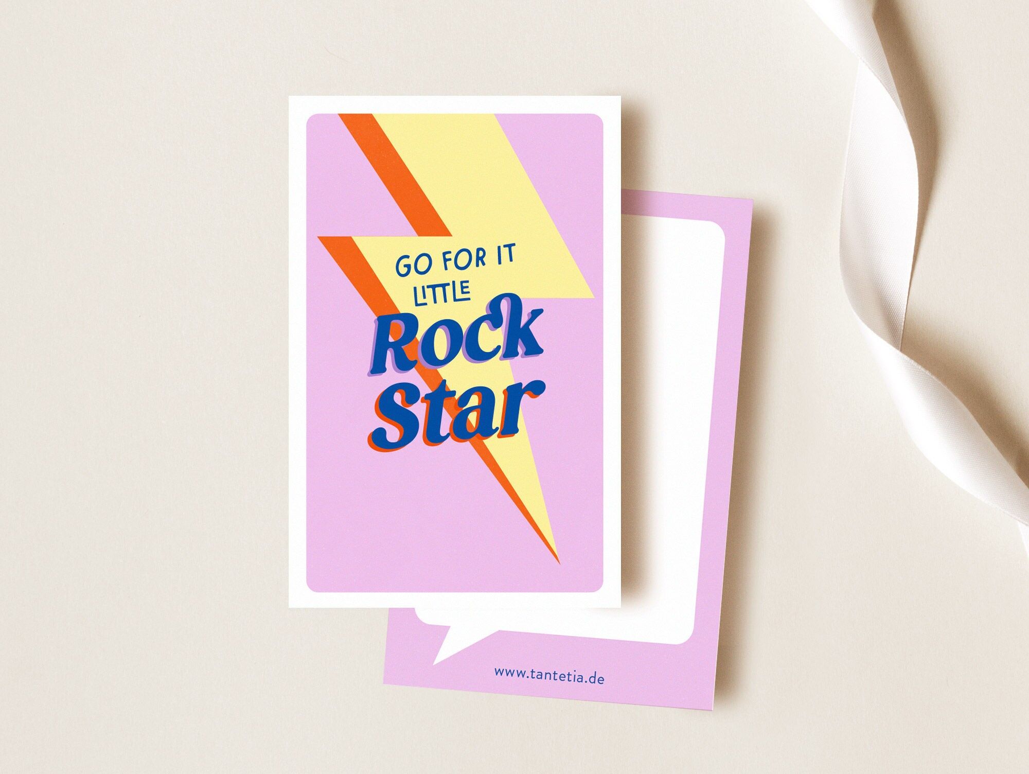 Buy wholesale Minicard ROCKSTAR, encouraging card with power