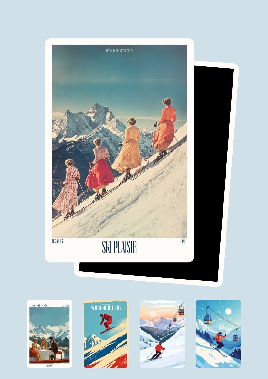 Buy wholesale Winter Ski Magnets - Pack of 25 - Great Souvenir