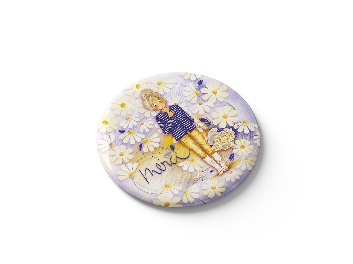 Compra MGN 057 - Imán "Merci Mauve" - Mon Amie Luce al por mayor