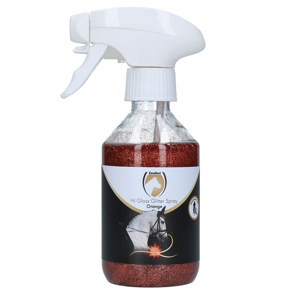 Achat Spray pailleté brillant Excellent Horse orange 250 ml en gros