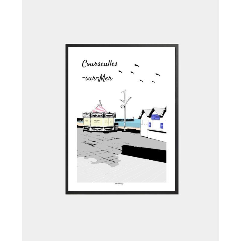 Buy wholesale Discovery Pack – 10 Normandy Posters | Mother-of-Pearl Coast