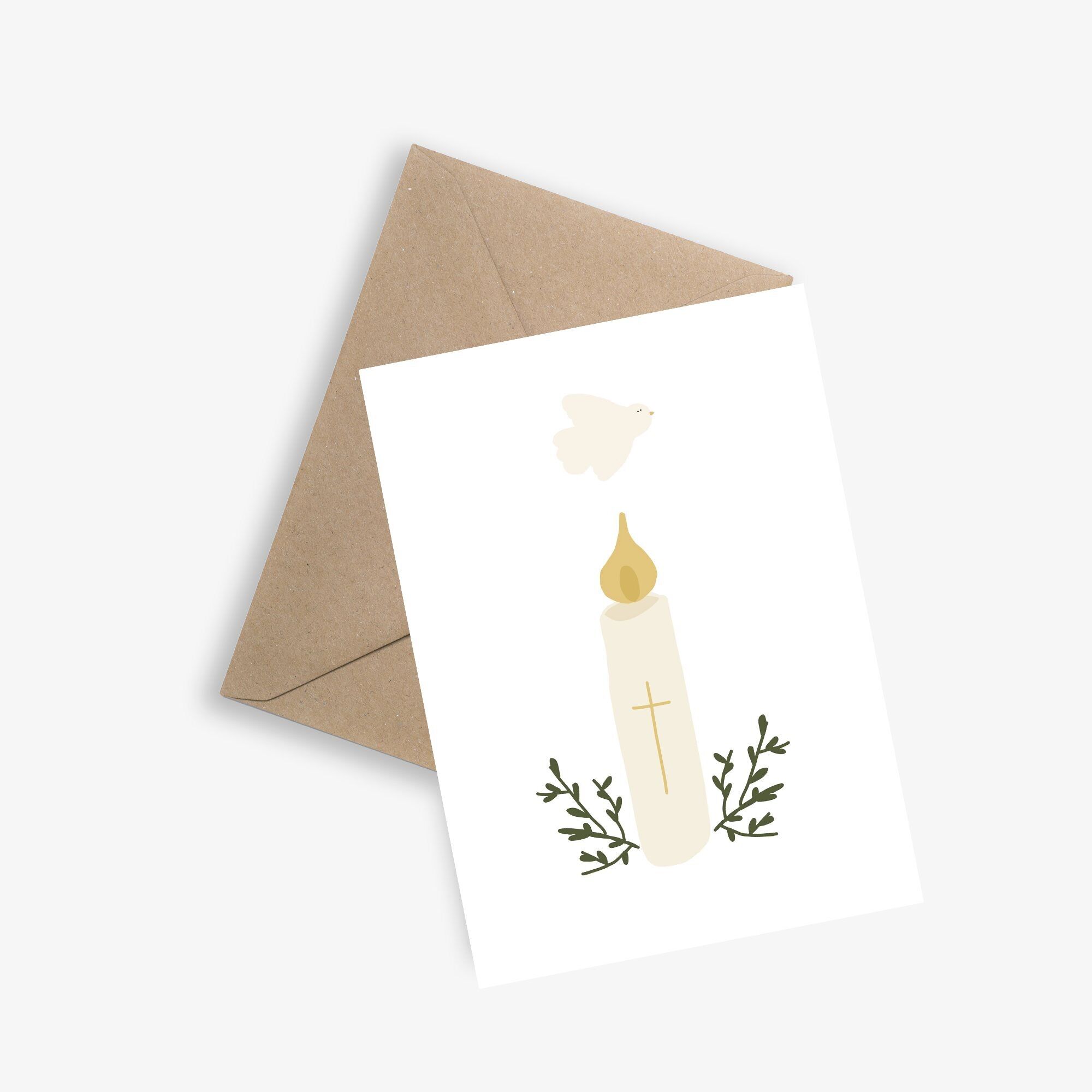 Achat Vers la lumière - Carte de cérémonie (communion, baptême) en gros