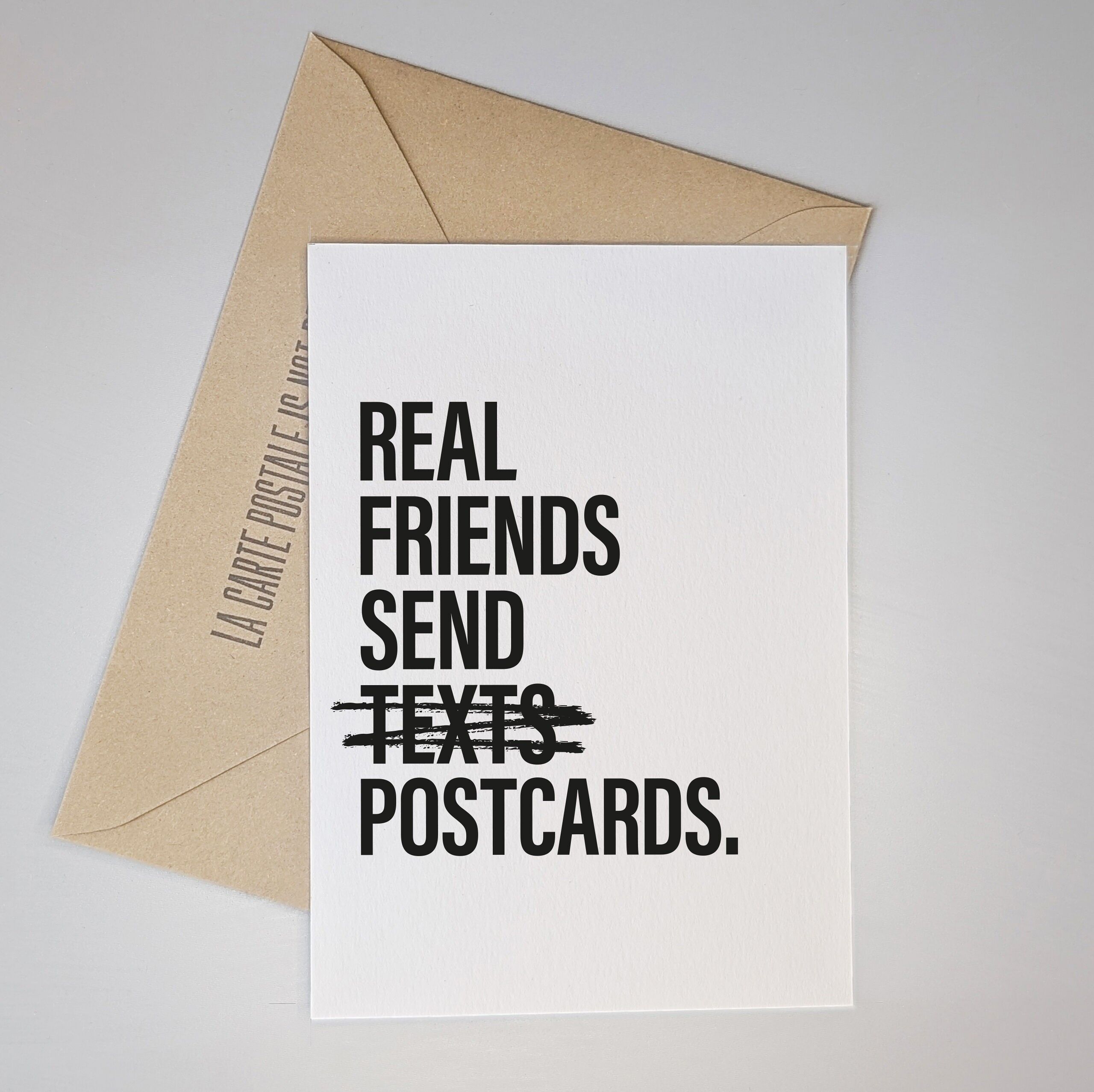 Achat Card "Classic or almost" : Real friends send postcards (with ...