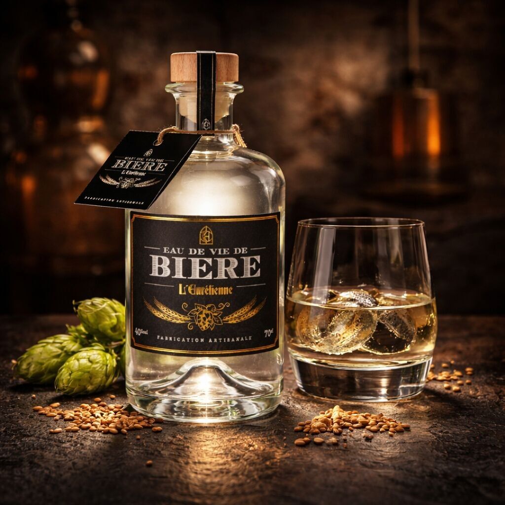 Buy wholesale L'Eurélienne Beer Brandy 40% 70cl