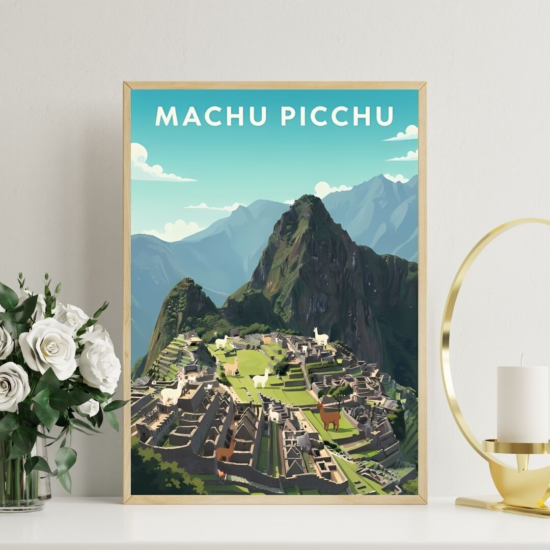 Buy wholesale A4 / A3 or A2 poster / Poster of "Machu Picchu"