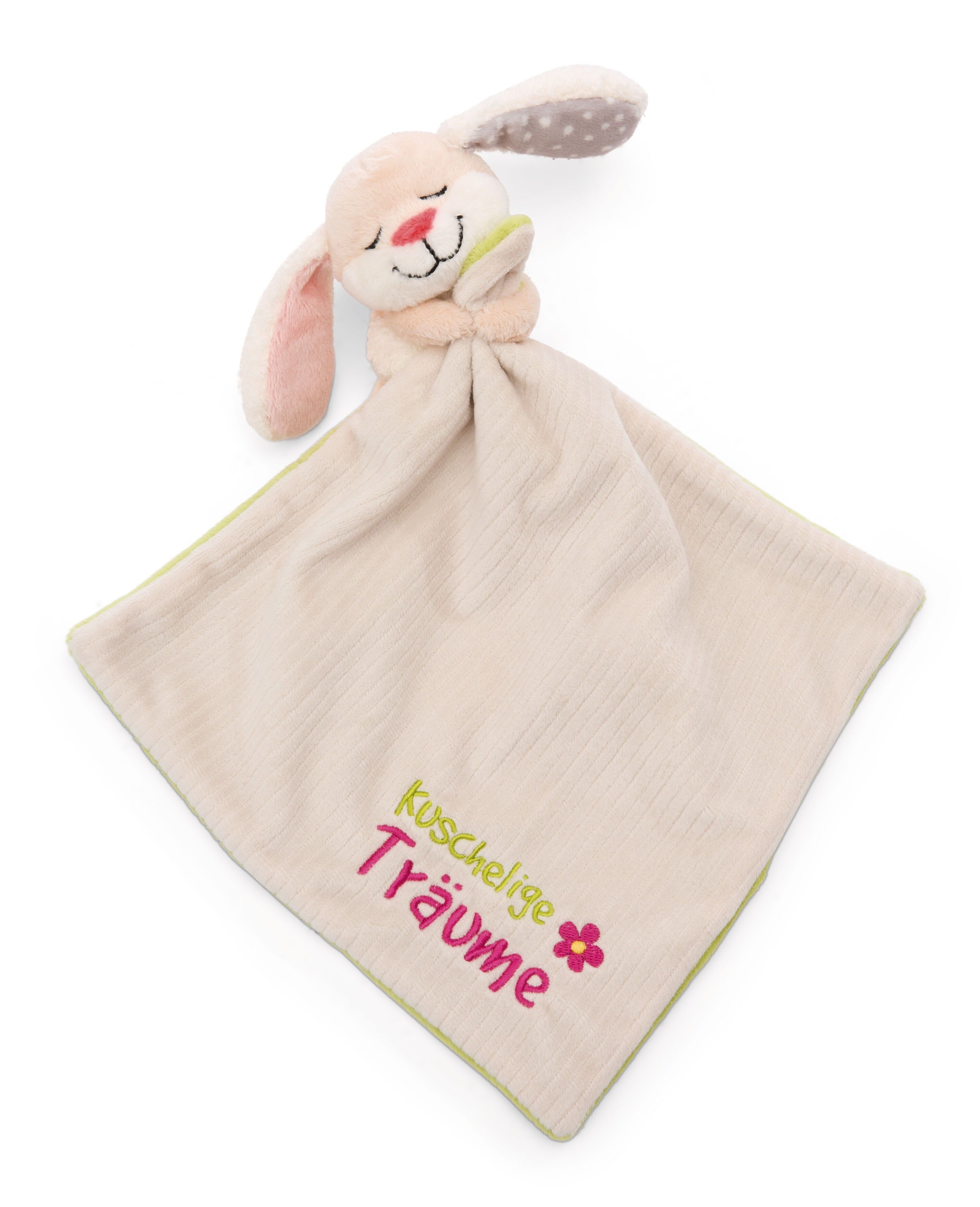 Kaufen Sie Schmusetuch 22x22cm mit Kuscheltier Hase 12cm "Kuschelige ...