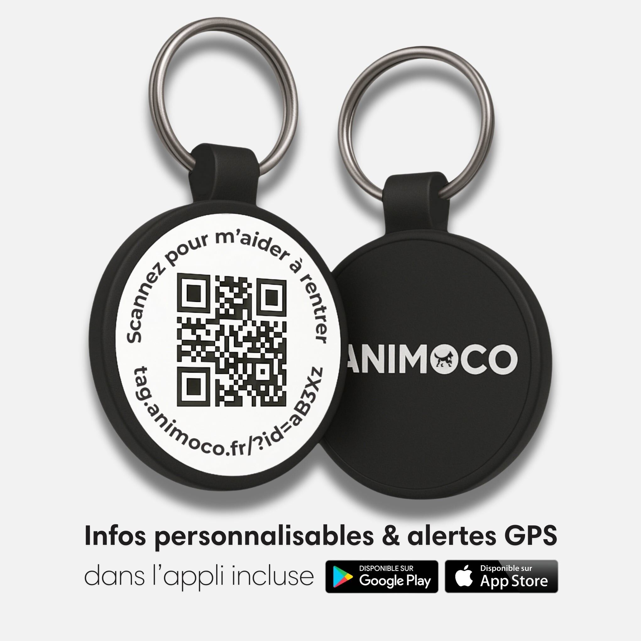 Kaufen Sie Intelligente Hundemarke mit QR-Code – Anpassbares Profil ...