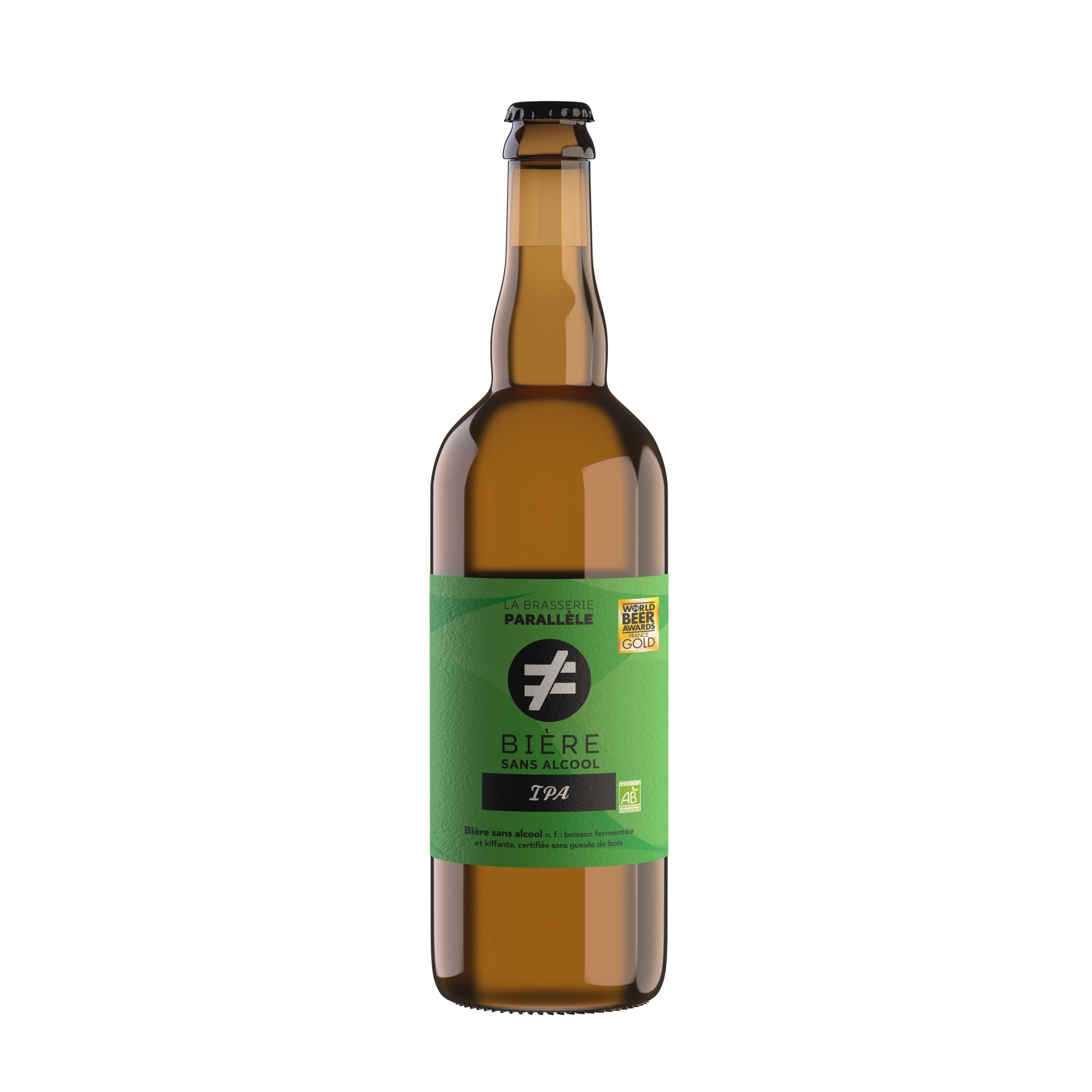 Buy wholesale Organic Non-Alcoholic IPA Beer 75cl