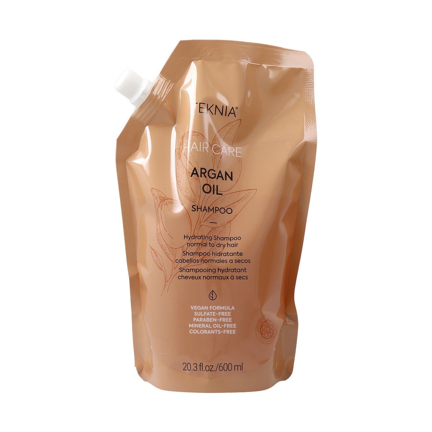 Achat Shampoing à l'huile d'argan Lakme Teknia Hair Care, recharge 600 ...