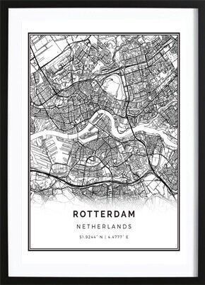Buy wholesale Rotterdam Map Poster_1