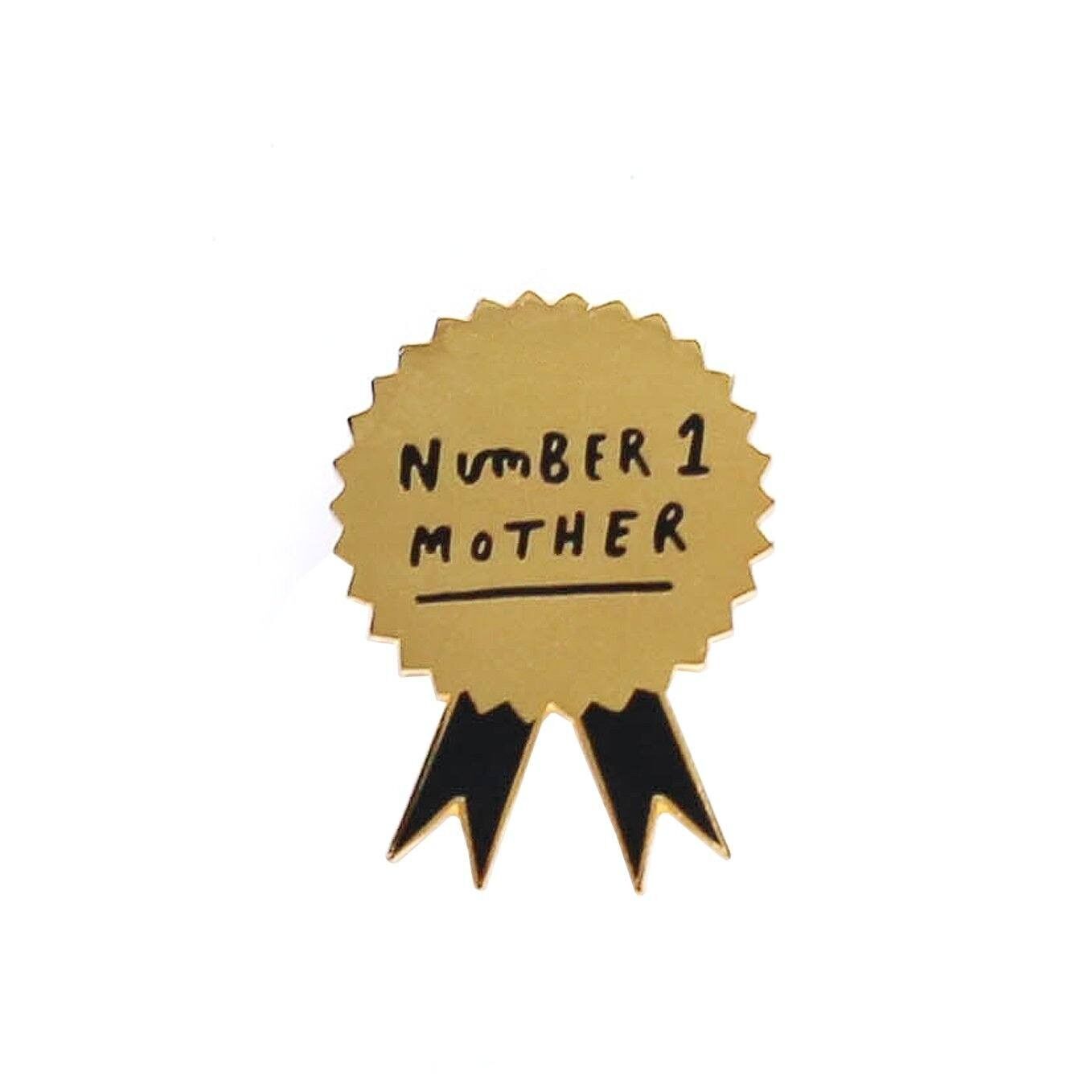 Buy wholesale Number One Mother Enamel Pin