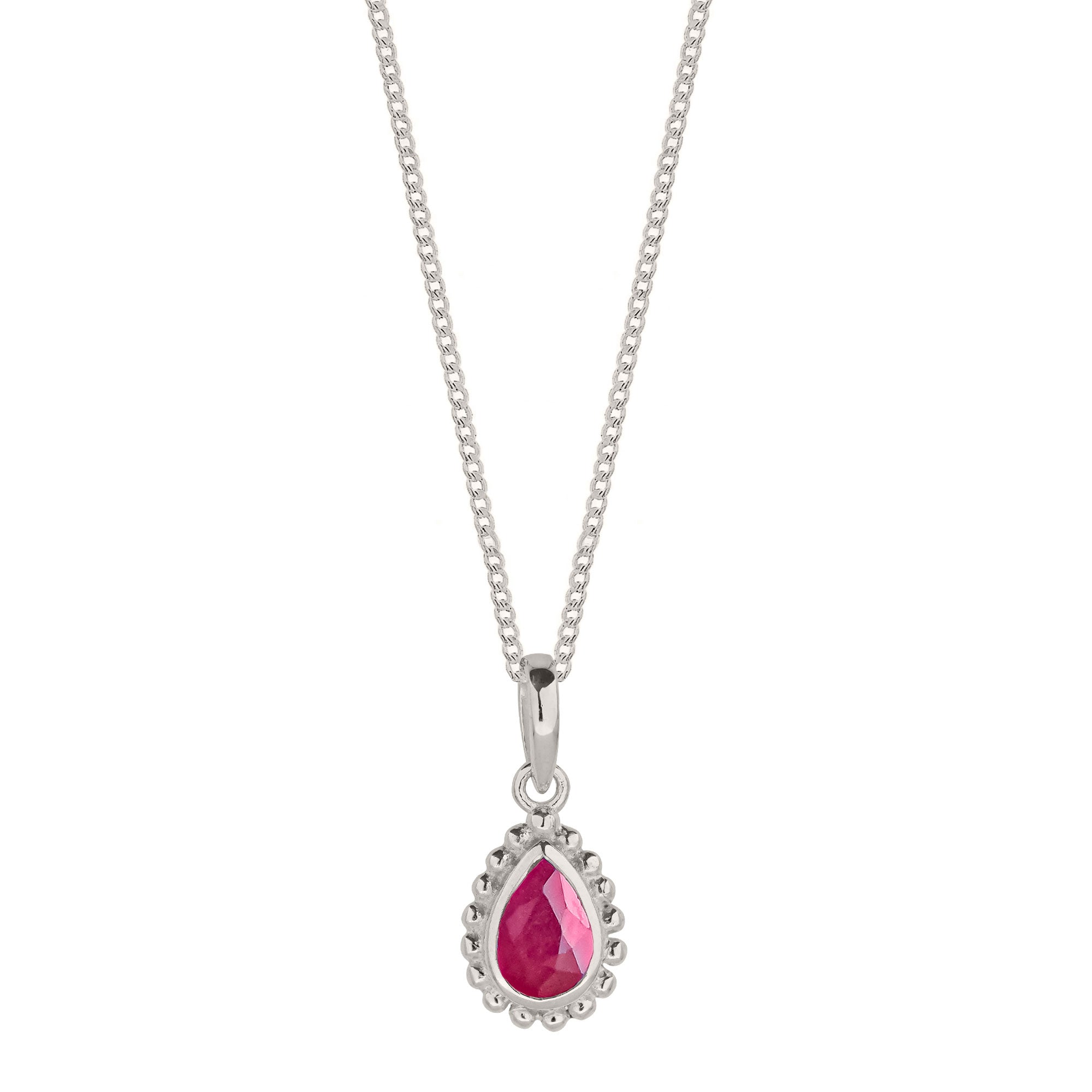 Buy wholesale July Birthstone Necklace - Ruby